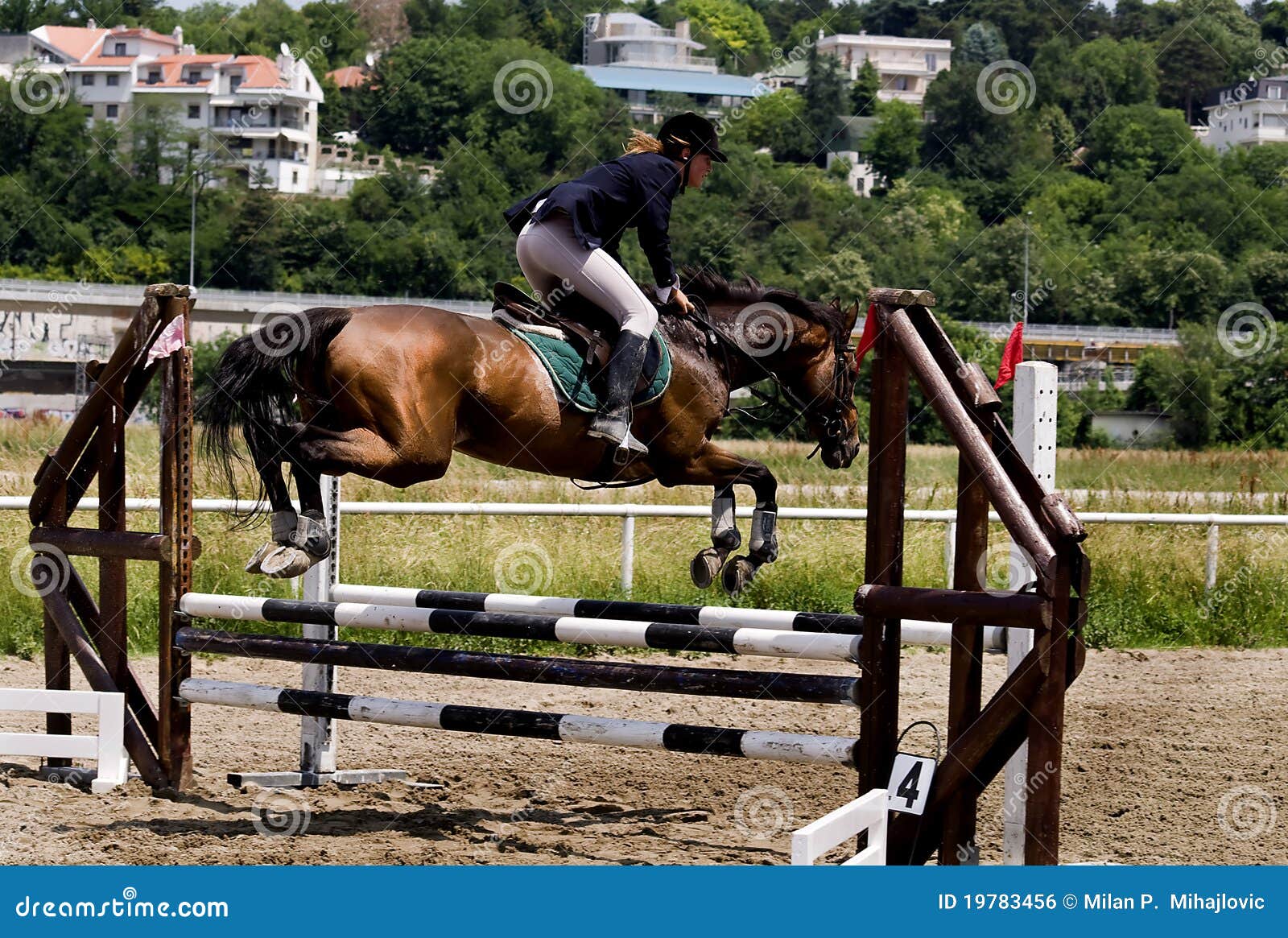 Rider Jumping Over the Barrier Editorial Photo - Image of jump, jockey ...
