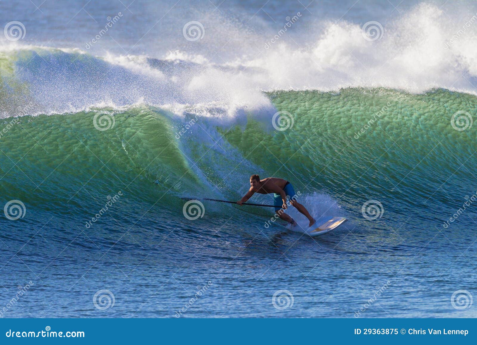 Surfing SUP Balance Wave editorial image. Image of standuppaddle - 29363875