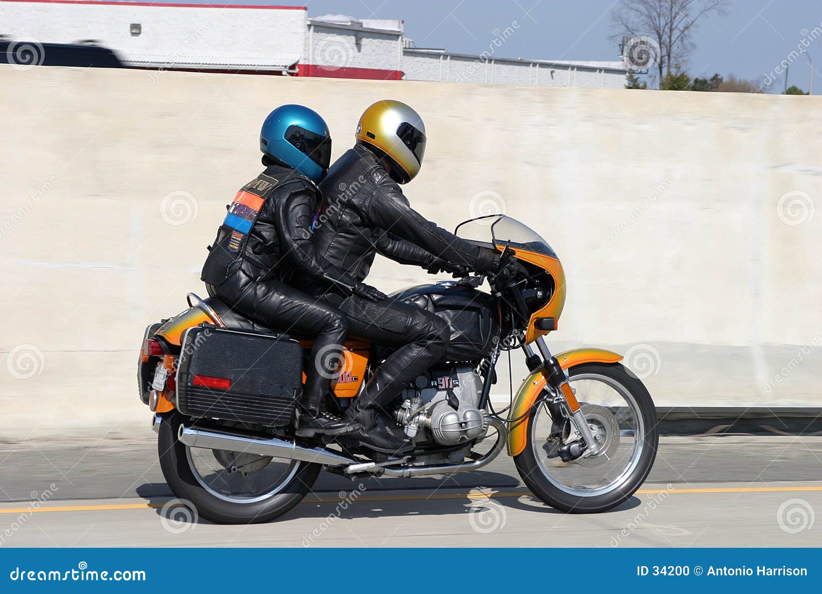 Riders stock photo. Image of wheels, motor, road, ride, couple - 34200