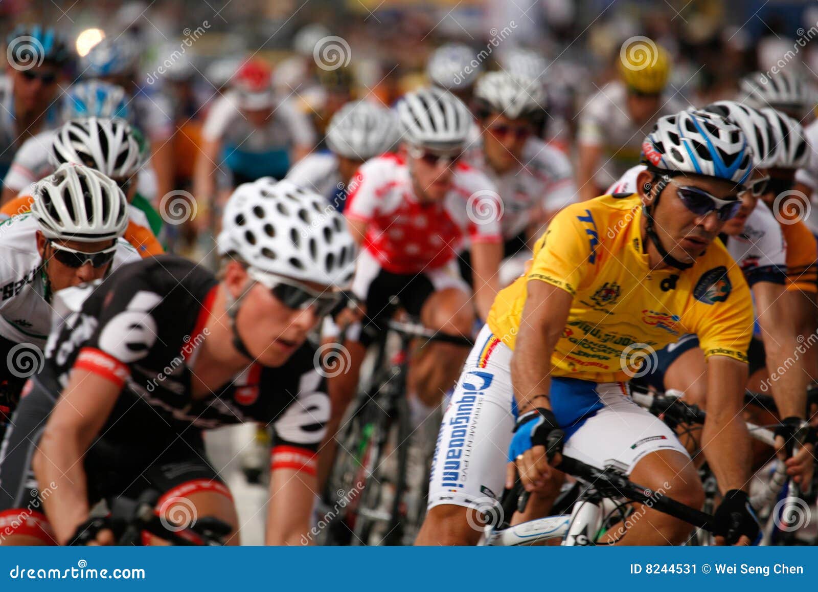 Riders in the Final Lap Going into Turn 1. Editorial Photo - Image of ...