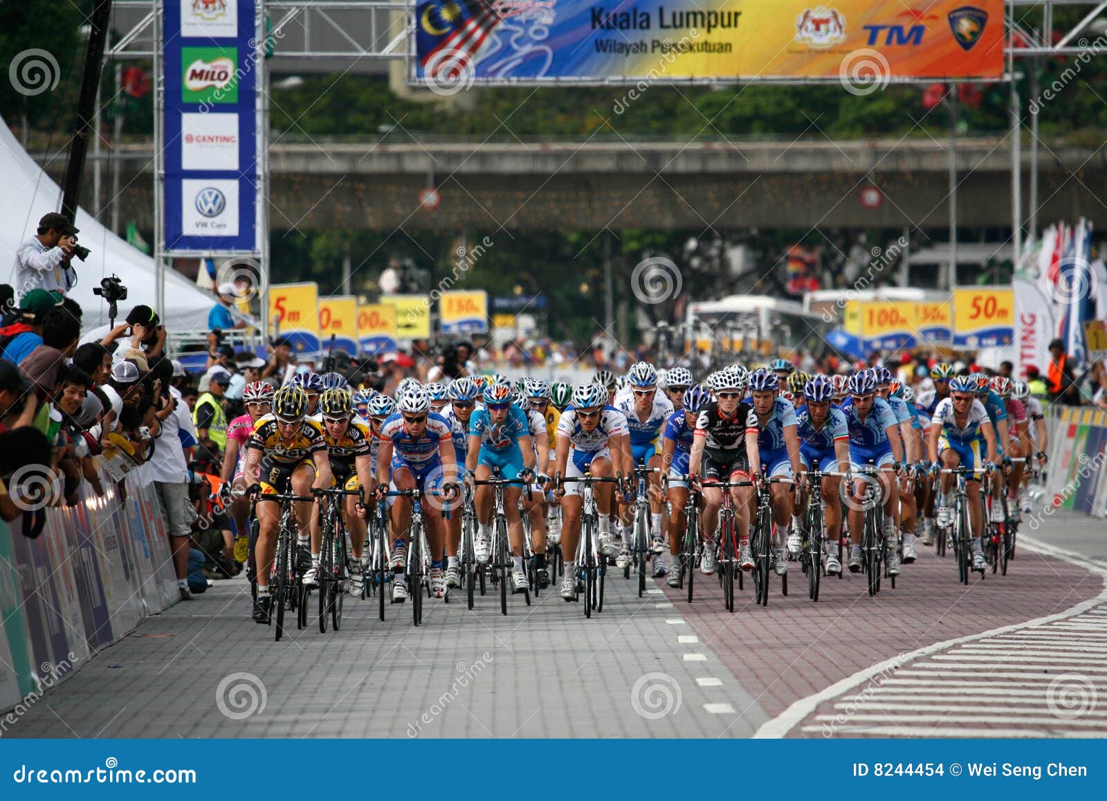 Riders at the Start-finish Line. Editorial Stock Image - Image of abdul ...