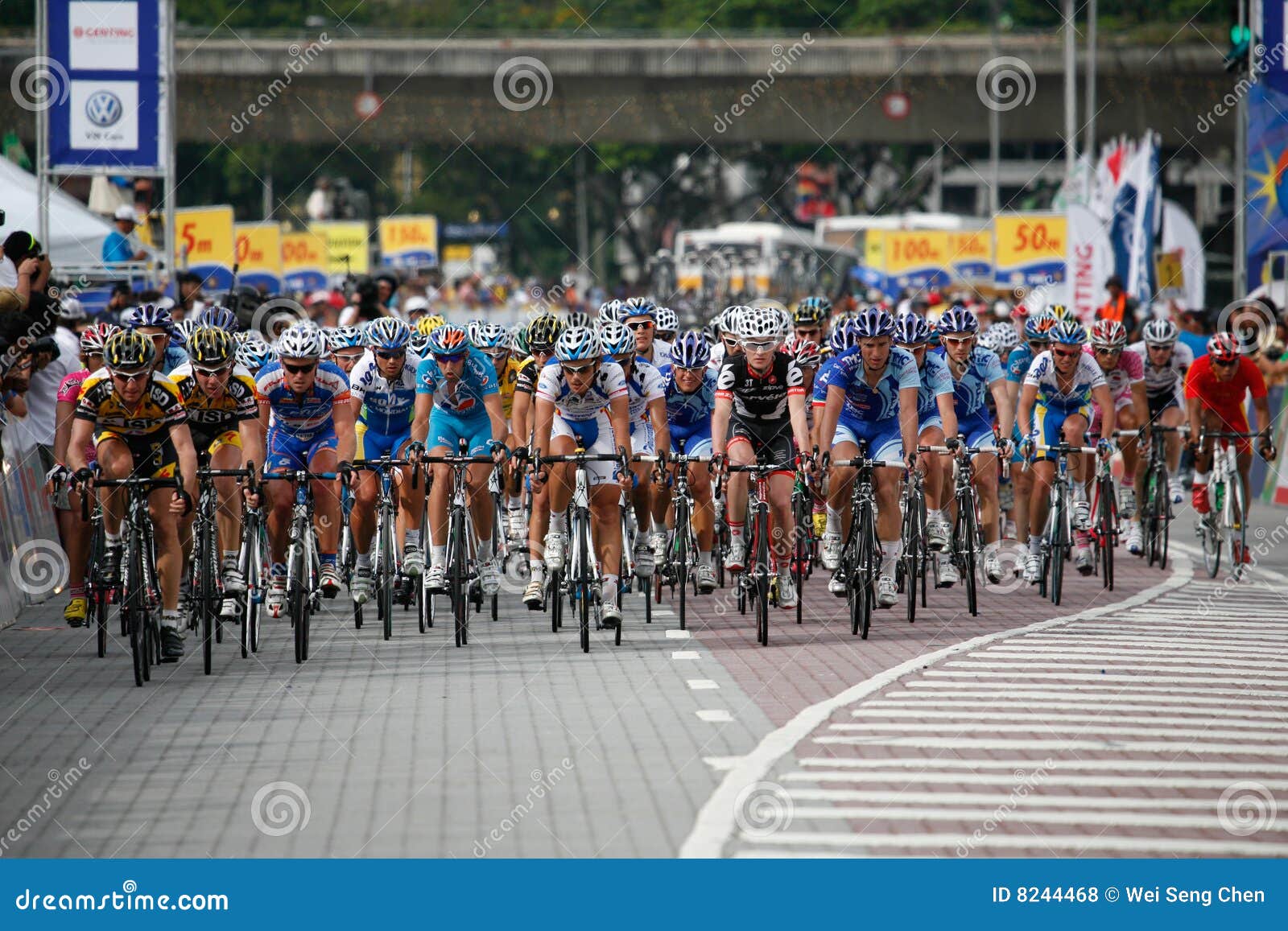 Riders at the Start-finish Line. Editorial Stock Photo - Image of ...