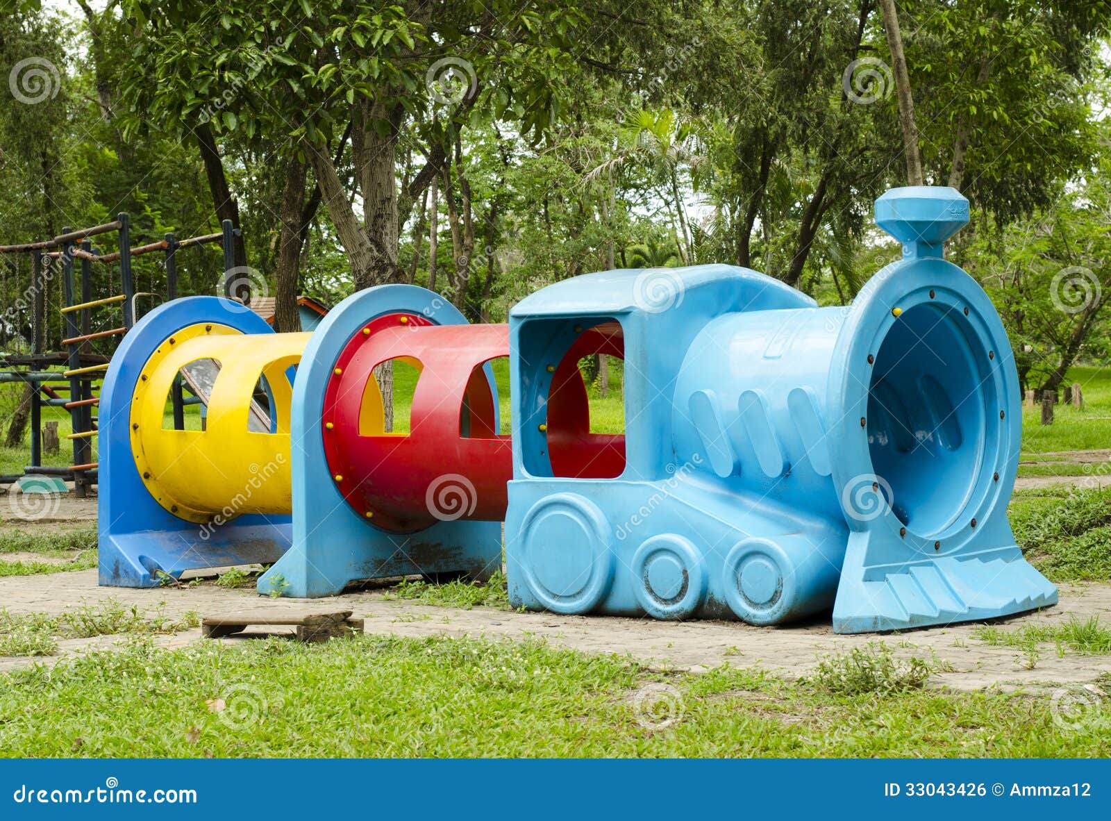 Rides for the Children S Playground Stock Photo - Image of empty ...