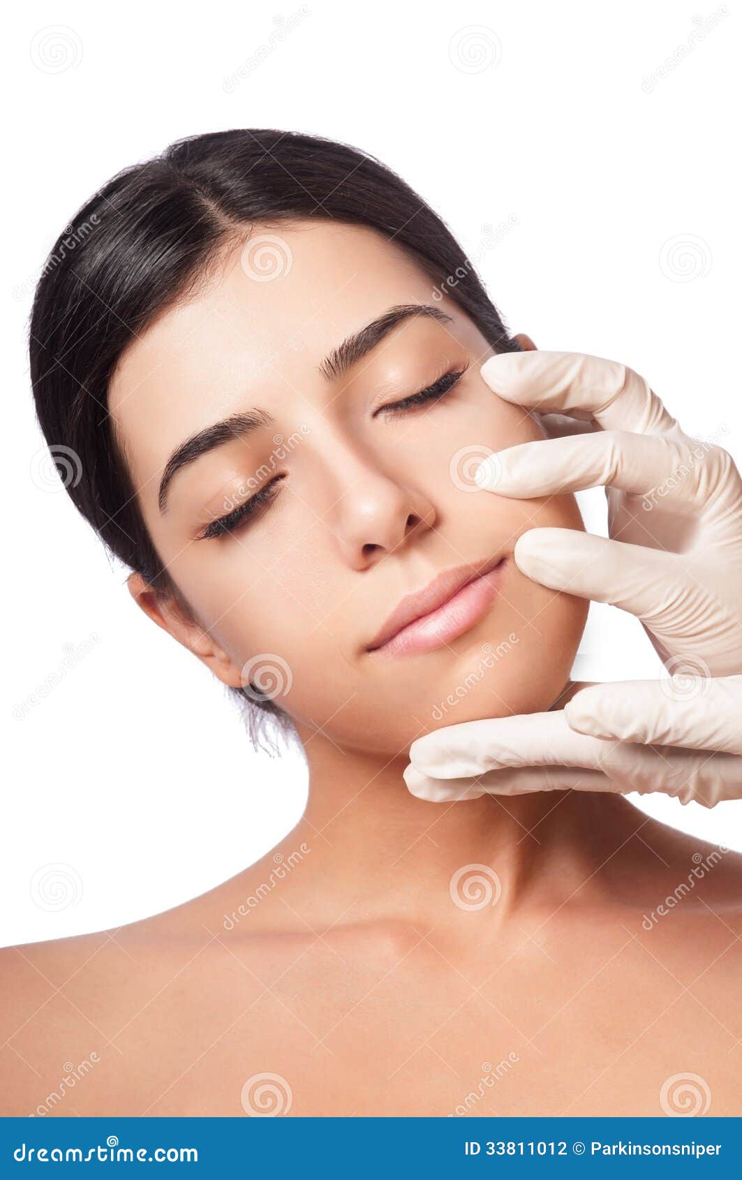 Rides de visage de fille photo stock. Image du rides - 33811012