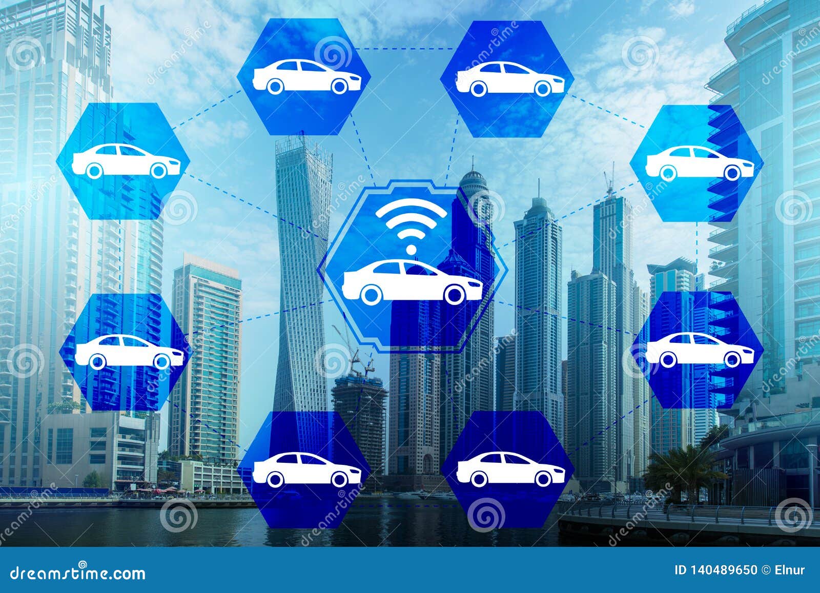 Carpooling Concept Vector Illustration In Cartoon Style. Carpool And ...