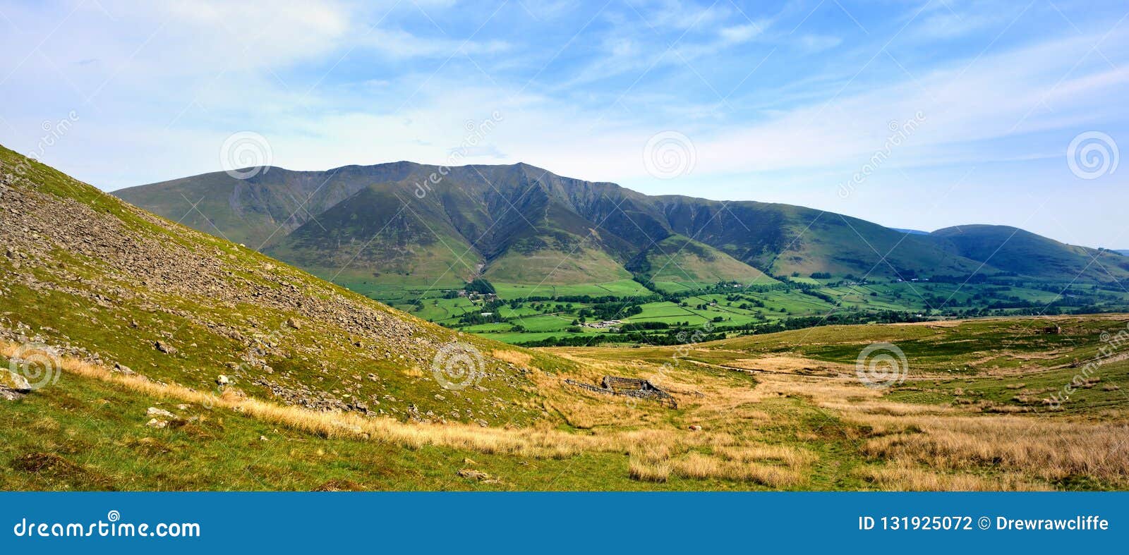 The ridge of Blencathra stock photo. Image of england - 131925072