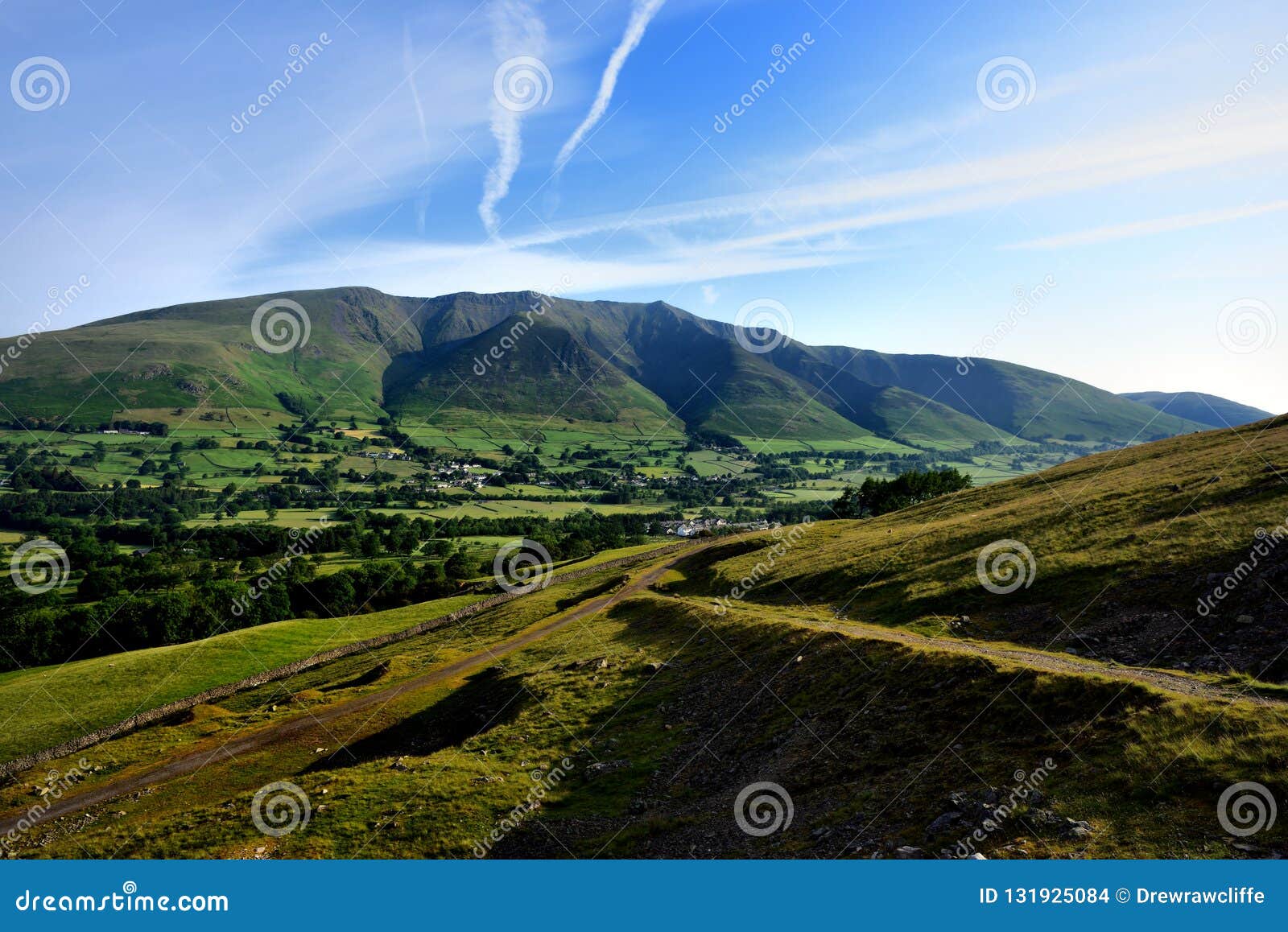 The ridge of Blencathra stock photo. Image of head, national - 131925084
