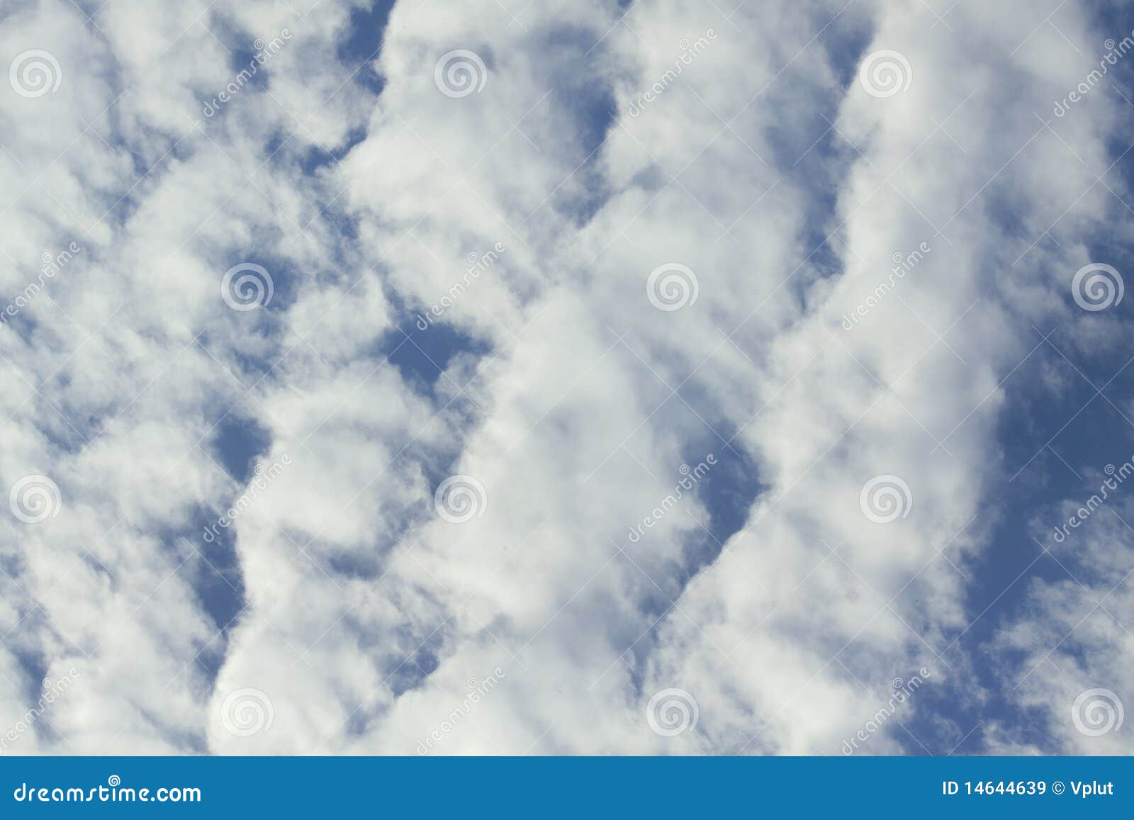Ridge Clouds stock image. Image of cloud, white, puffy - 14644639