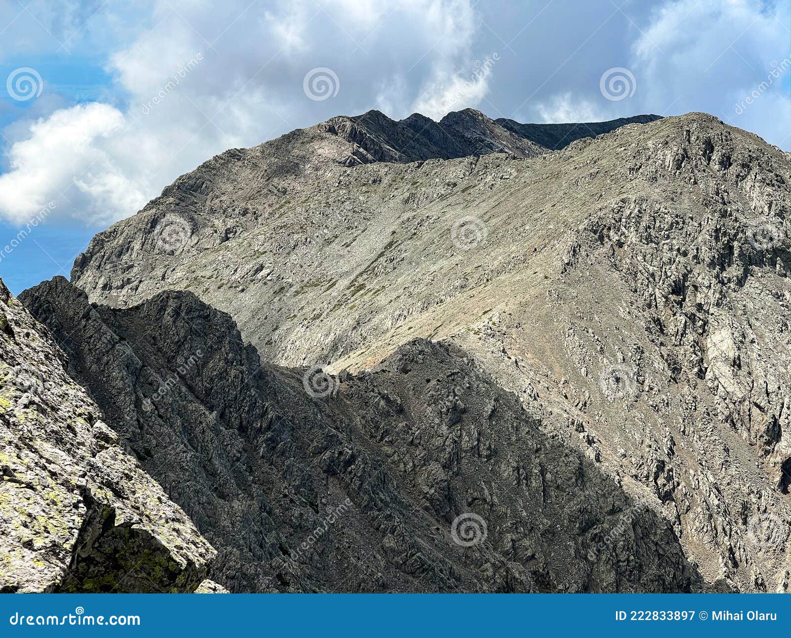 The Ridge of Fengari in Samothrace Stock Image - Image of close, island ...