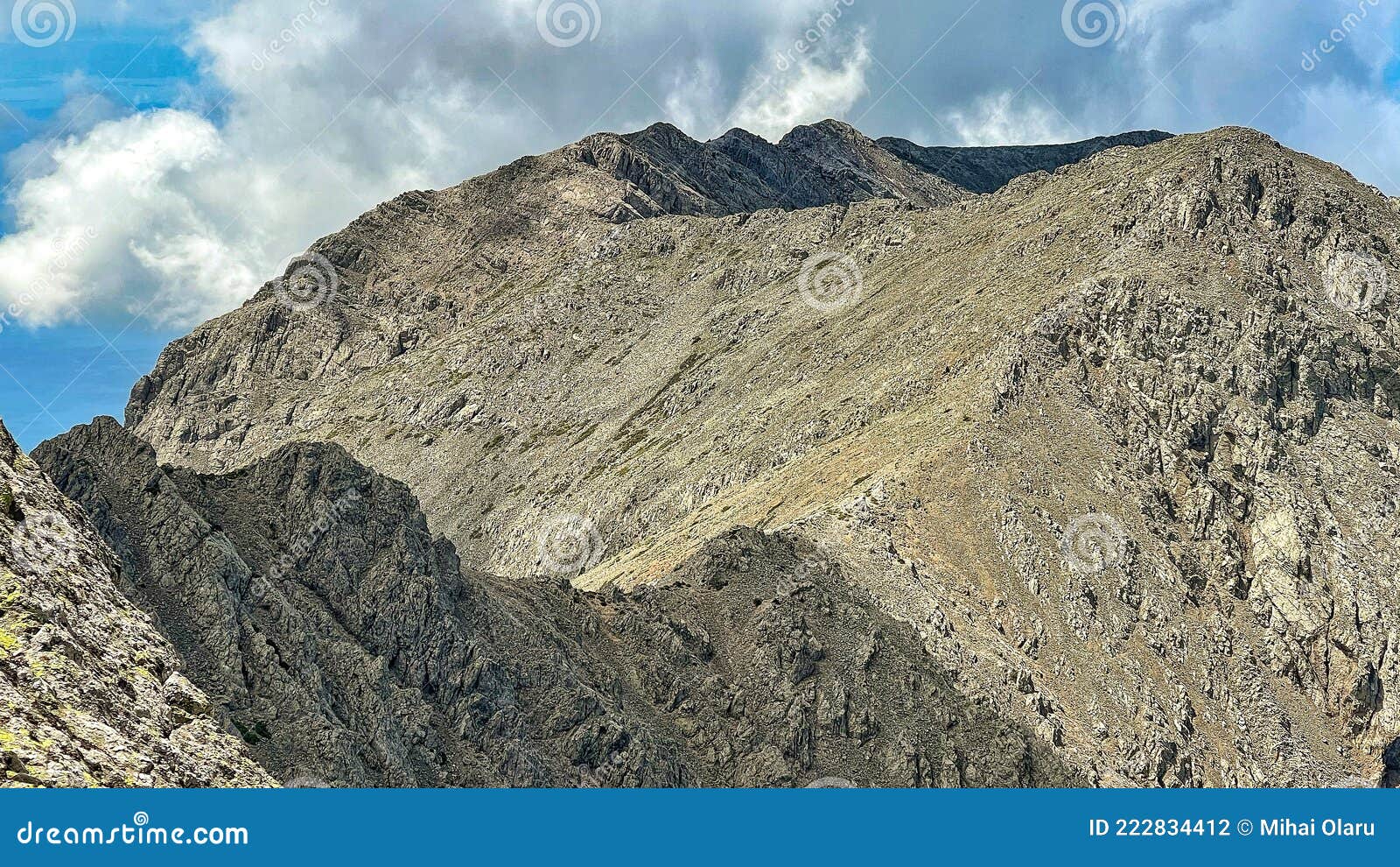 The Ridge of Fengari in Samothrace Stock Photo - Image of close ...