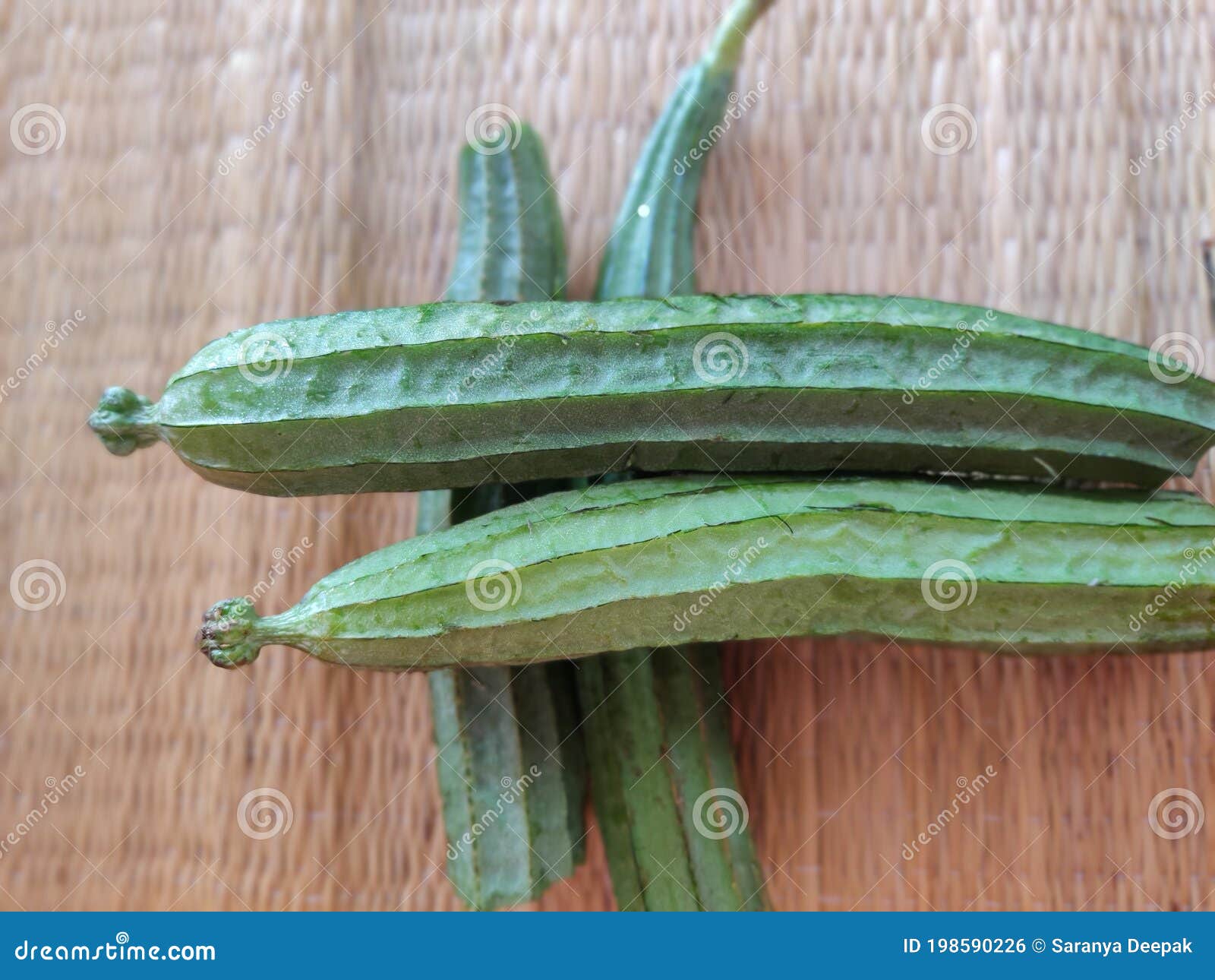 Ridge gourd stock photo. Image of cuisine, fruit, agriculture - 198590226