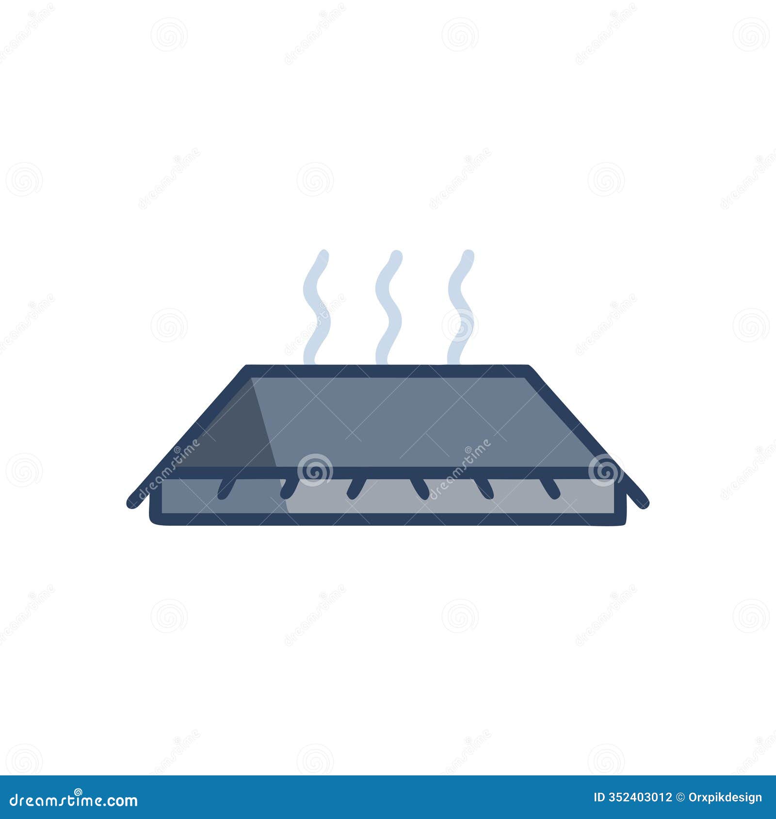 Ridge Vent Symbol for Structural Safety Stock Illustration ...