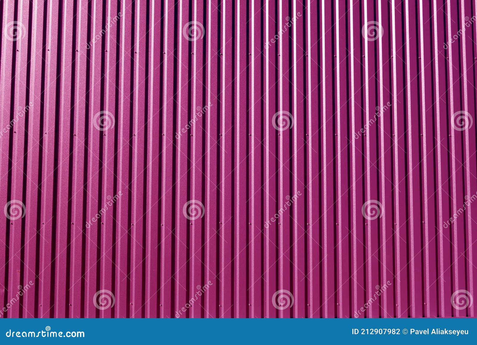 Ridged Pink Metal Wall Background Stock Photo - Image of urban ...