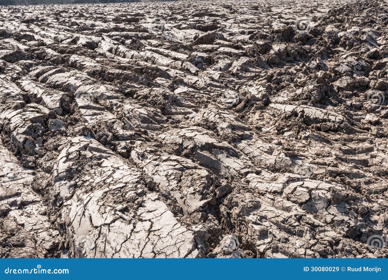 Closeup of Plowed Heavy Clay Stock Image - Image of natural, nature ...