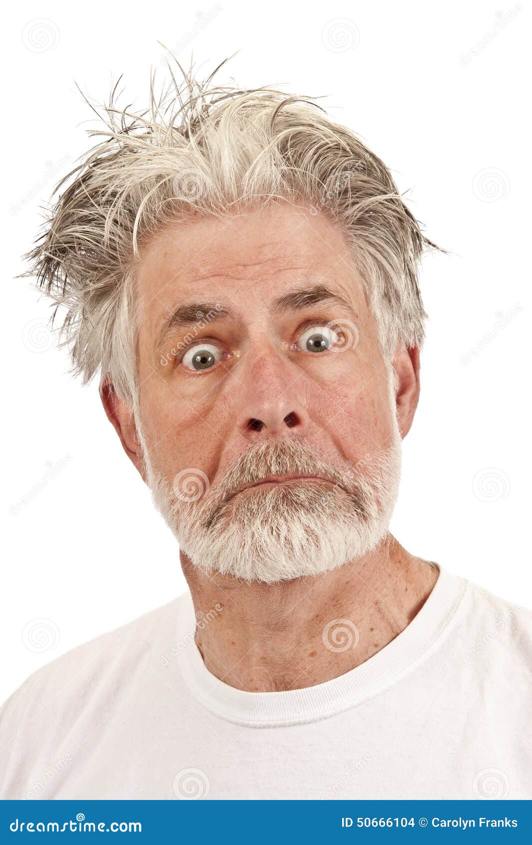 Ridiculous Expression on Silly Older Man Stock Photo - Image of illness ...
