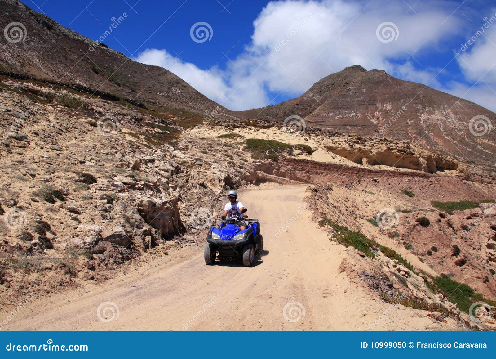 Riding ATV - Quad stock photo. Image of riding, europe - 10999050