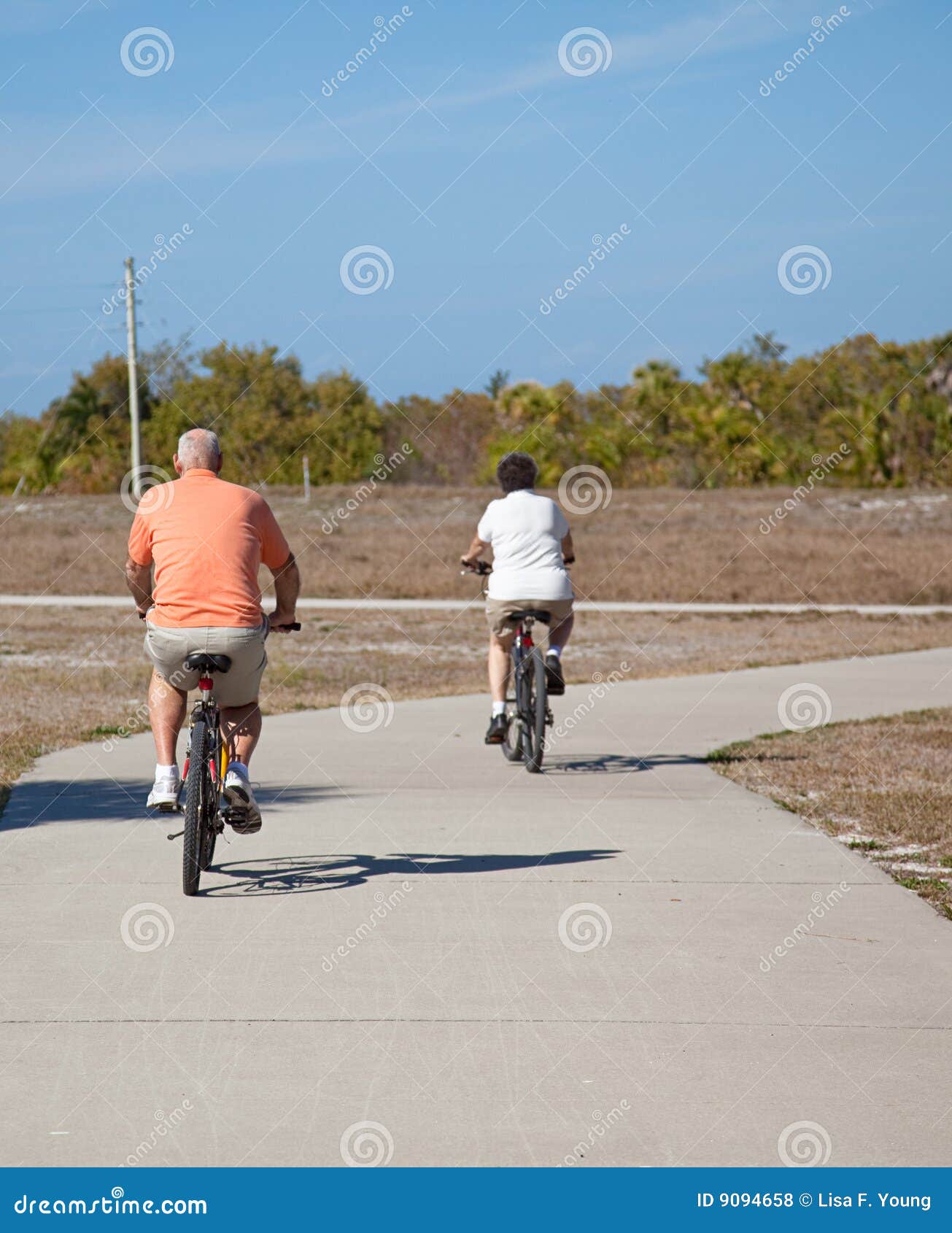 Riding Away stock photo. Image of husband, married, casual - 9094658