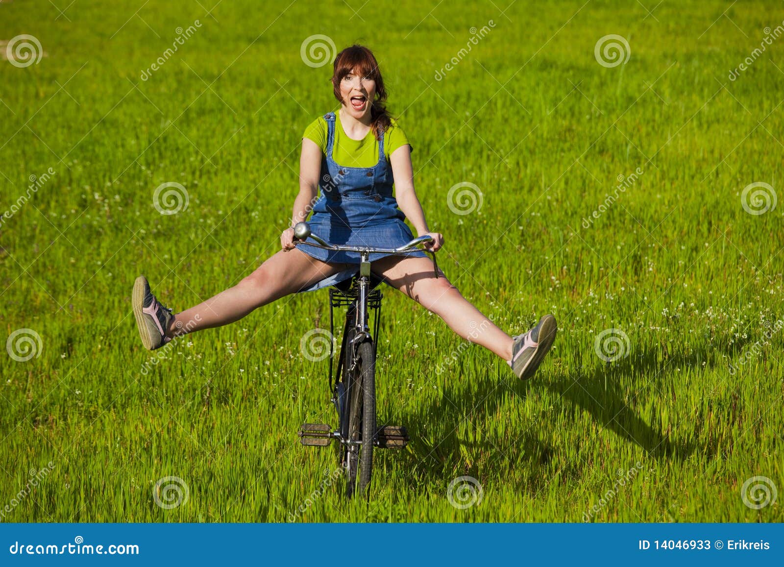 Riding a bicycle stock image. Image of freedom, open - 14046933