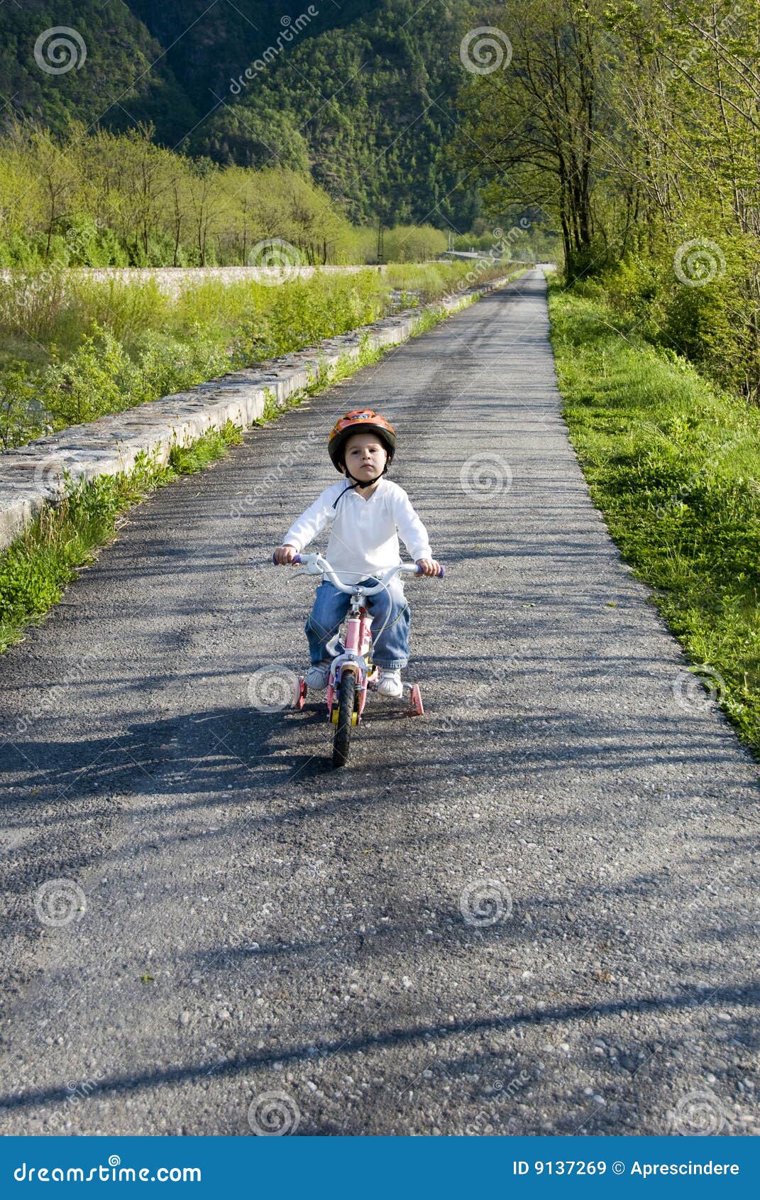 Riding bike in a park stock image. Image of balancing - 9137269