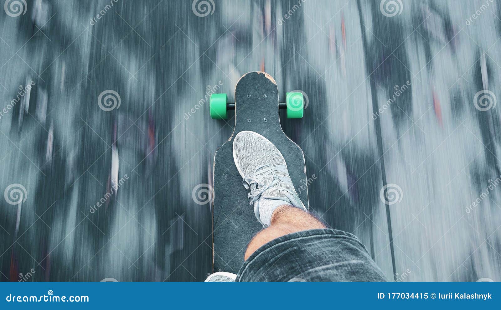 Riding Fast on My Board, Get Out of My Way Stock Image - Image of ...