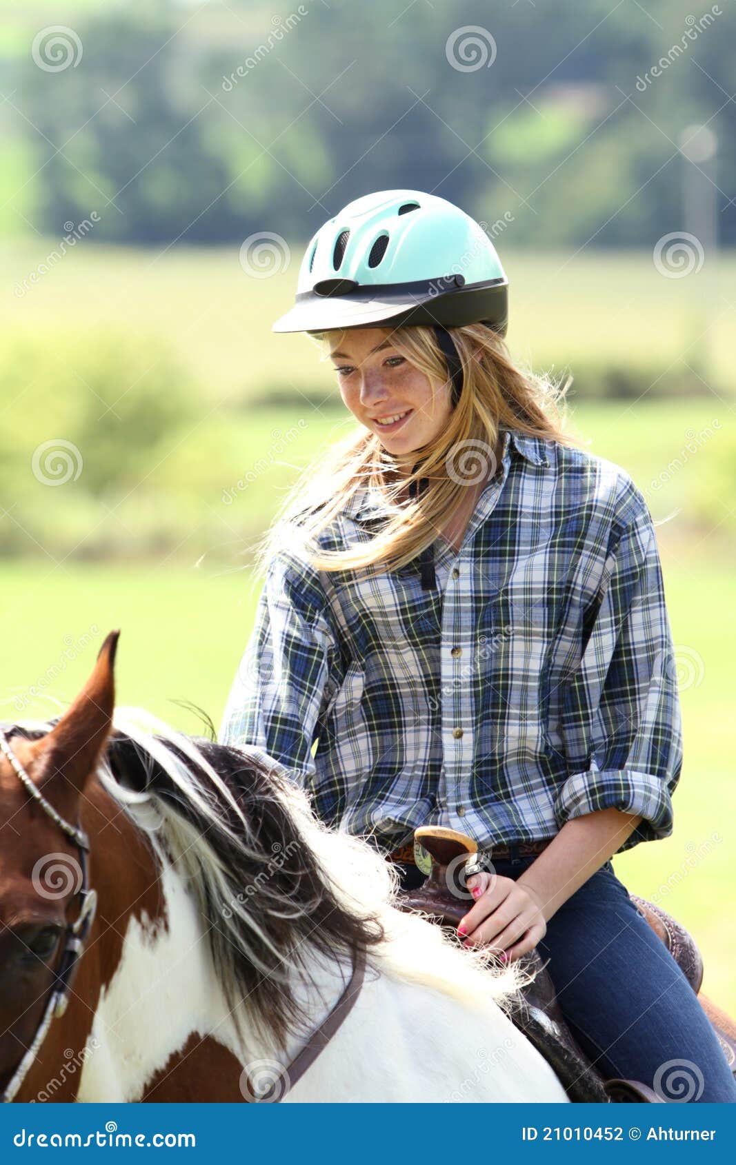 Riding fun stock photo. Image of health, girl, care, mammal - 21010452