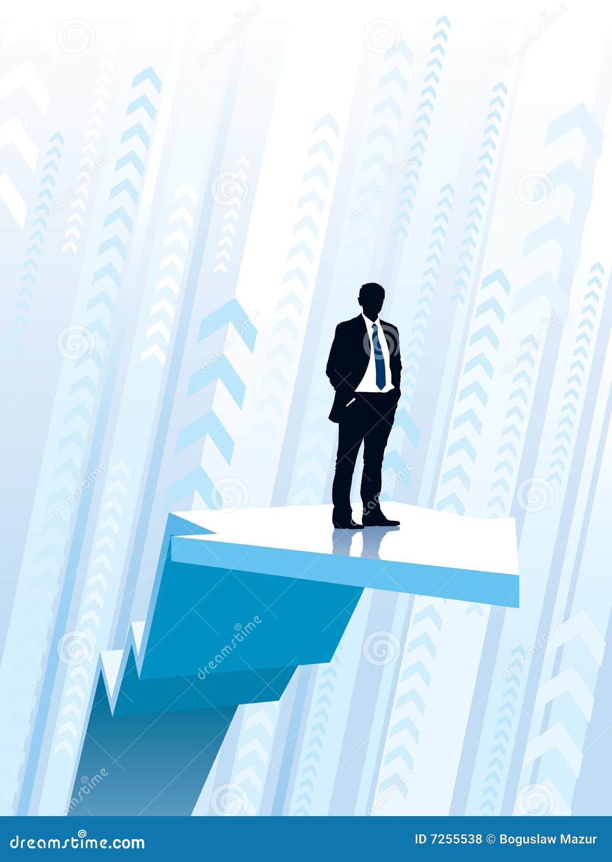 Riding on the graph stock vector. Illustration of adult - 7255538