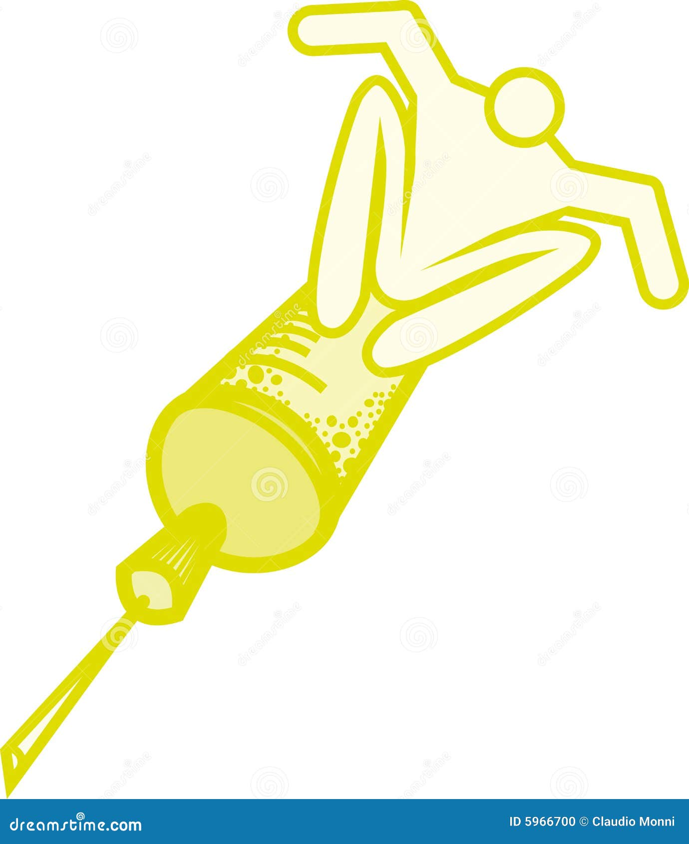 Heroine Hand Drawn Vector Formula Chemical Structure Lettering Blue ...