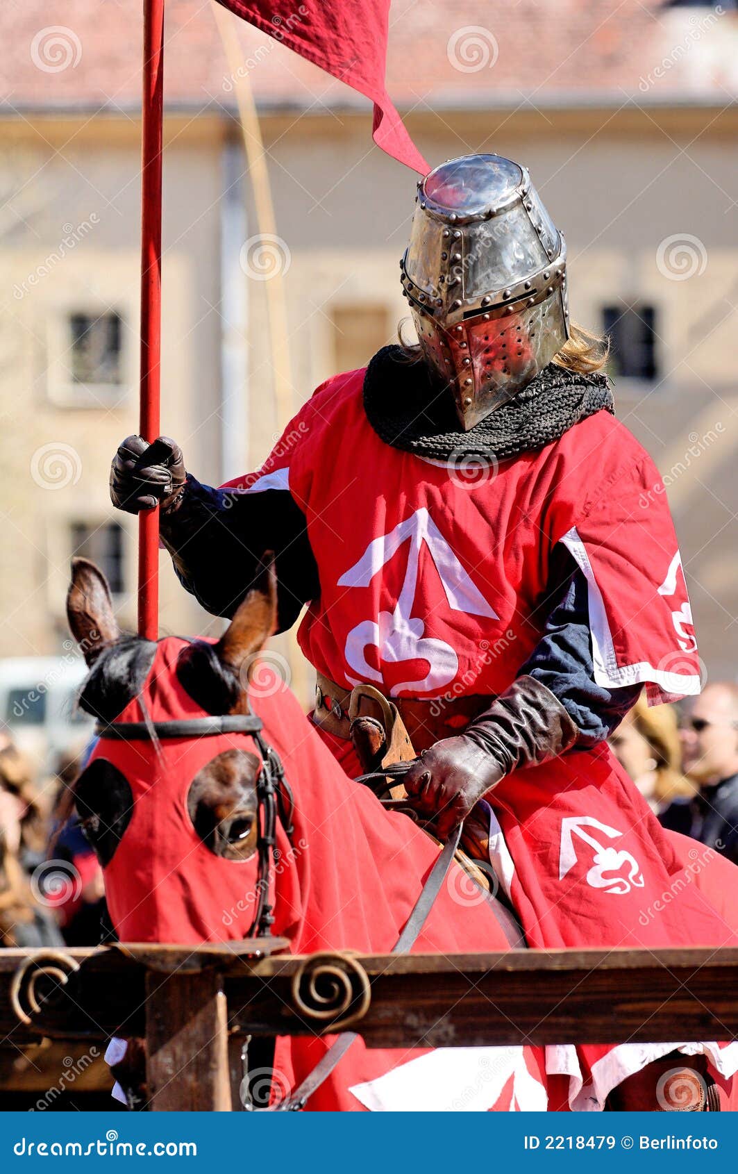 Riding knight stock image. Image of champion, historic - 2218479