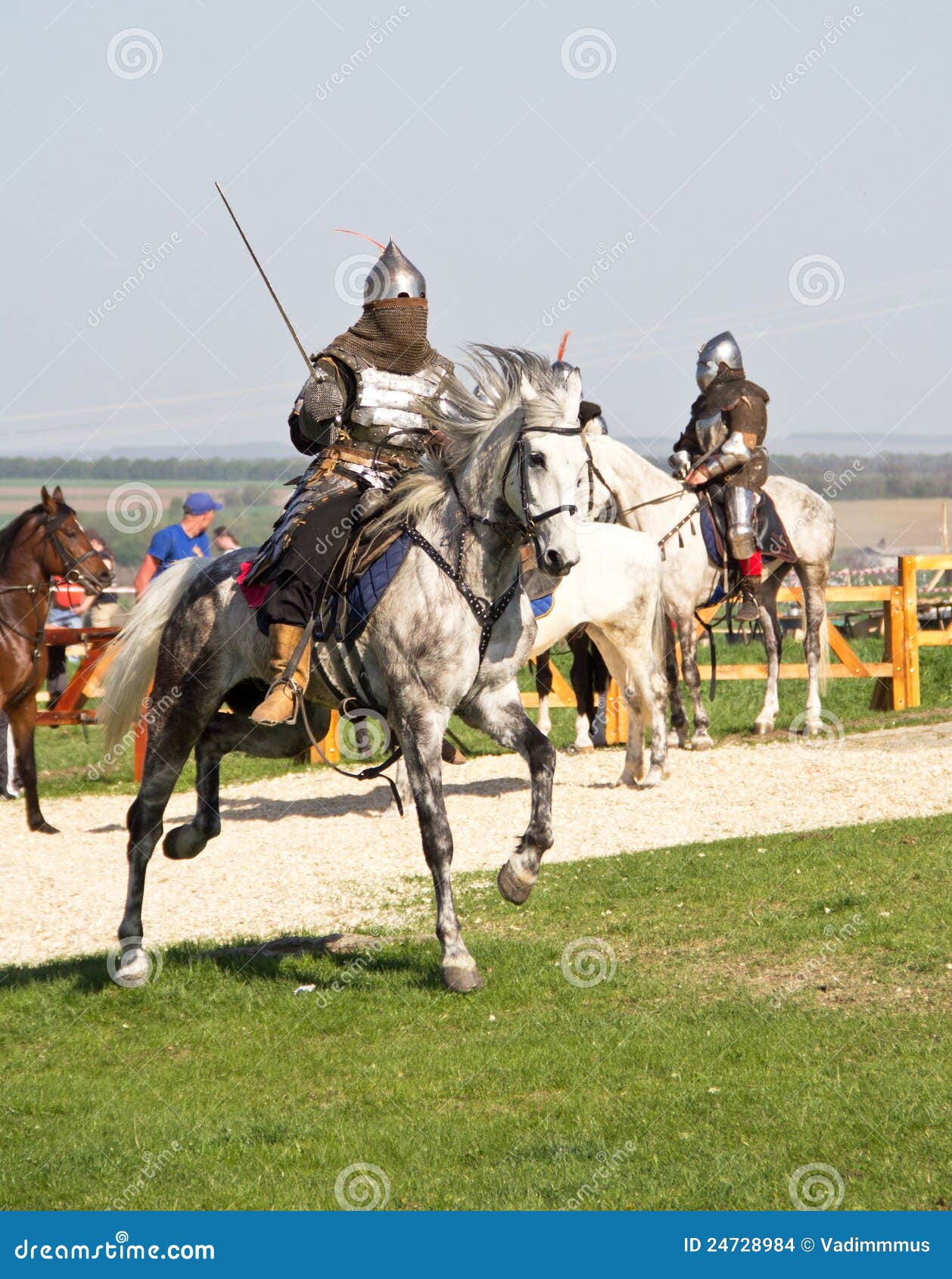 Riding knight stock photo. Image of chivalry, brave, armor - 24728984
