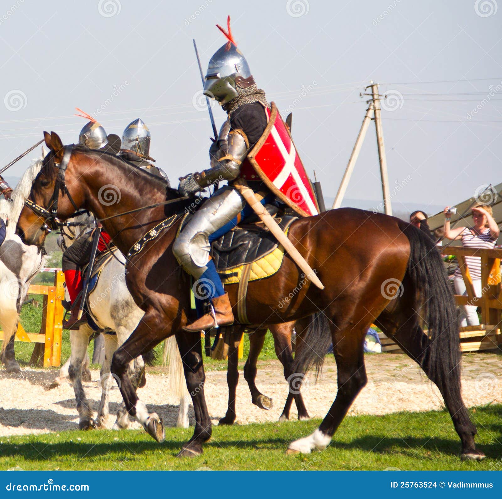Riding knight editorial stock image. Image of dawn, coat - 25763524