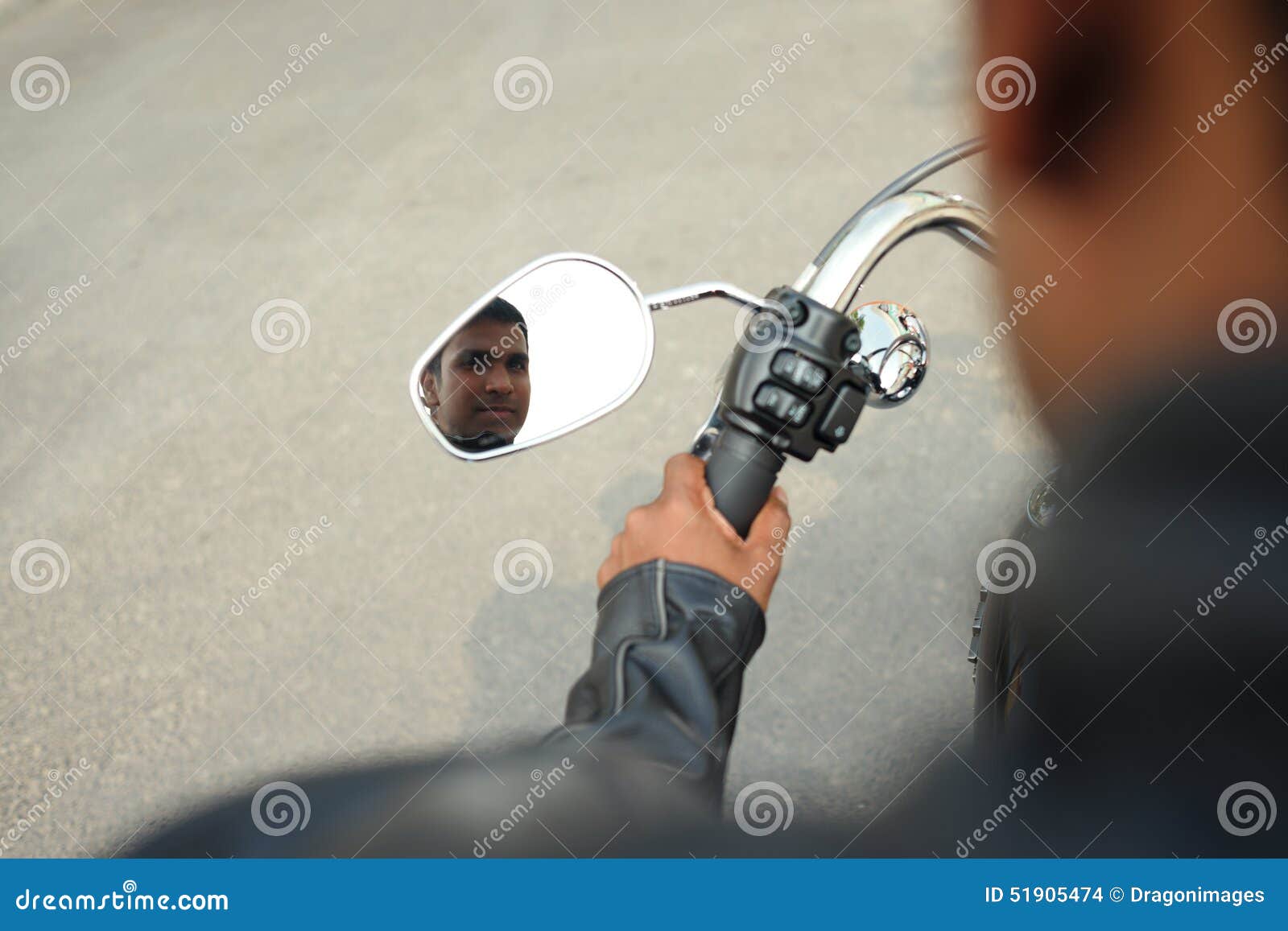 Riding motorcycle stock photo. Image of concept, reflection - 51905474