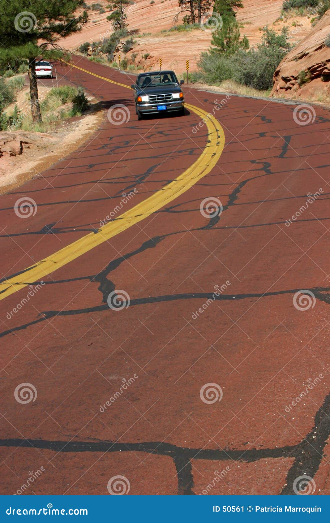 Riding on the Red Road stock image. Image of driver, national - 50561