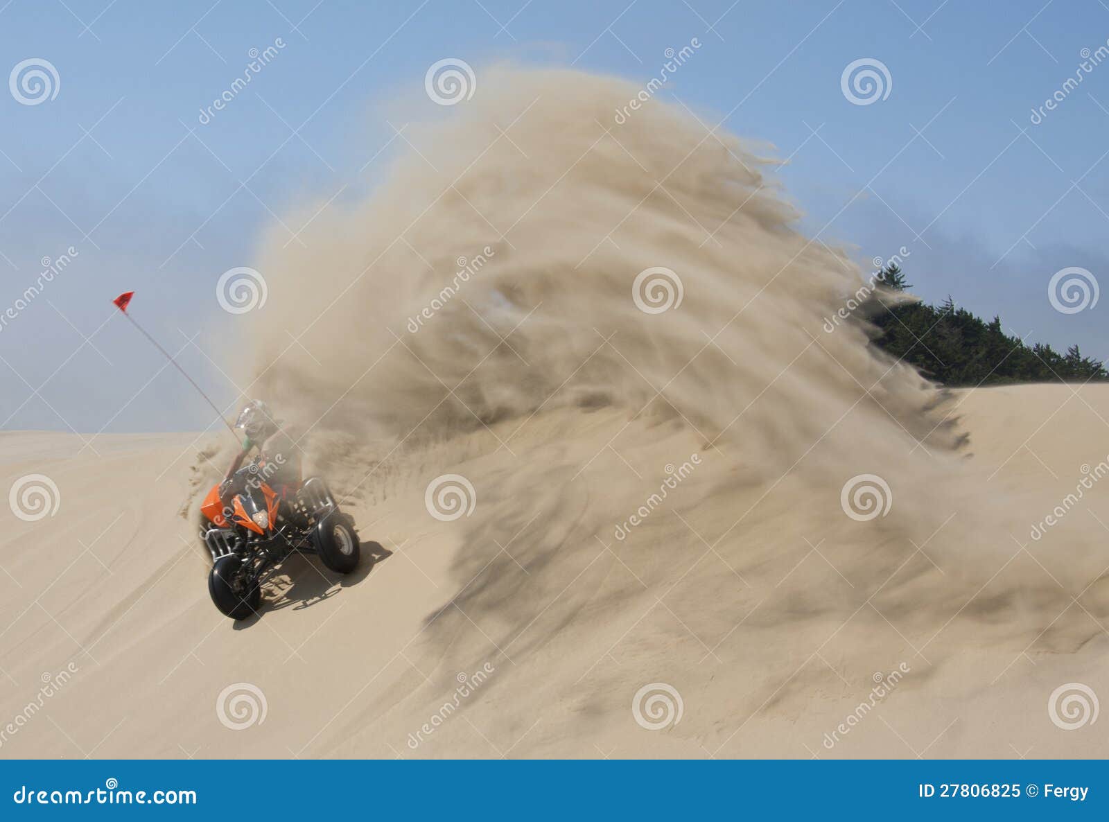 Riding and Roosting Sand Dunes Stock Image - Image of roost, color ...