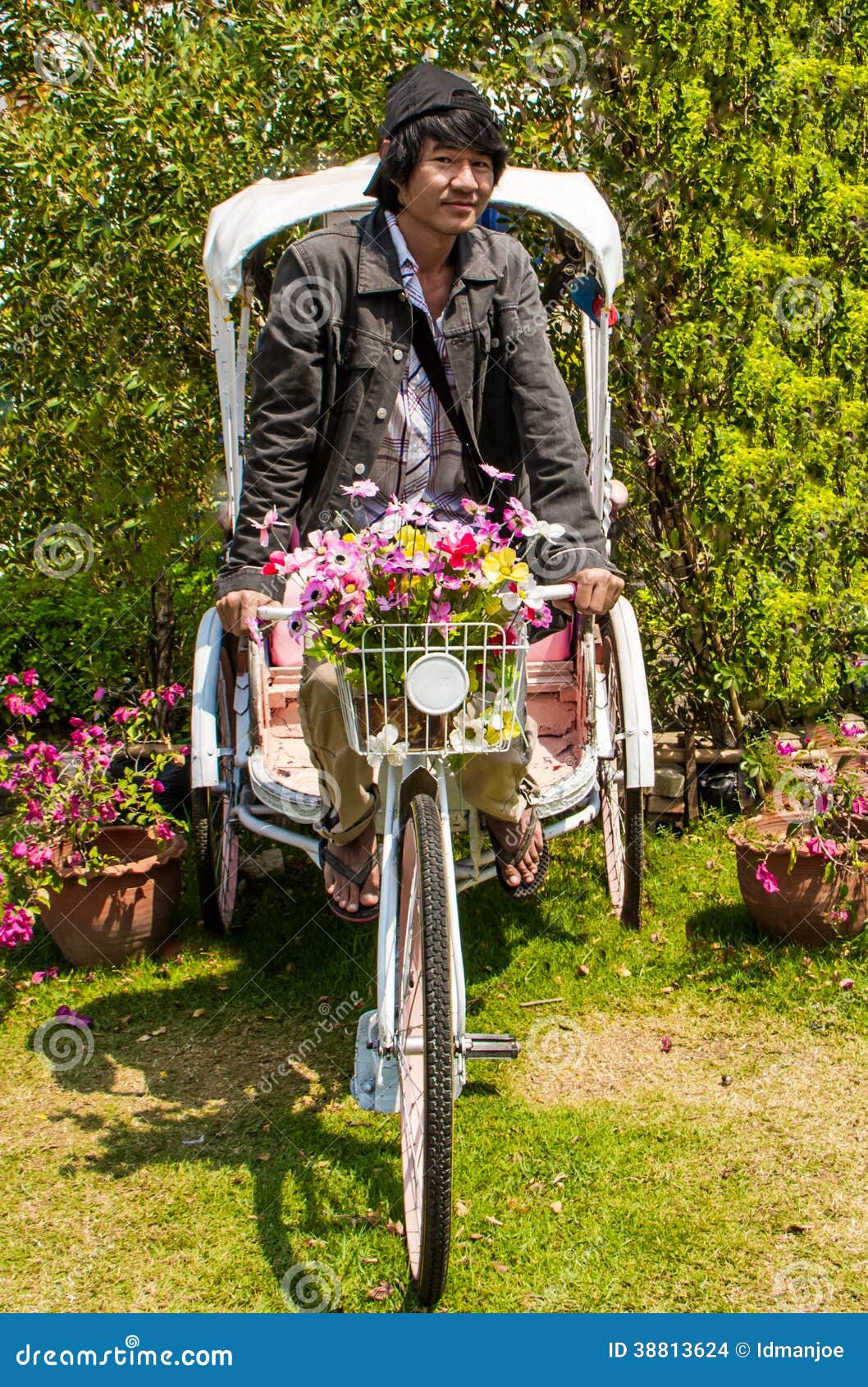 Riding tricycle stock photo. Image of bike, southeast - 38813624