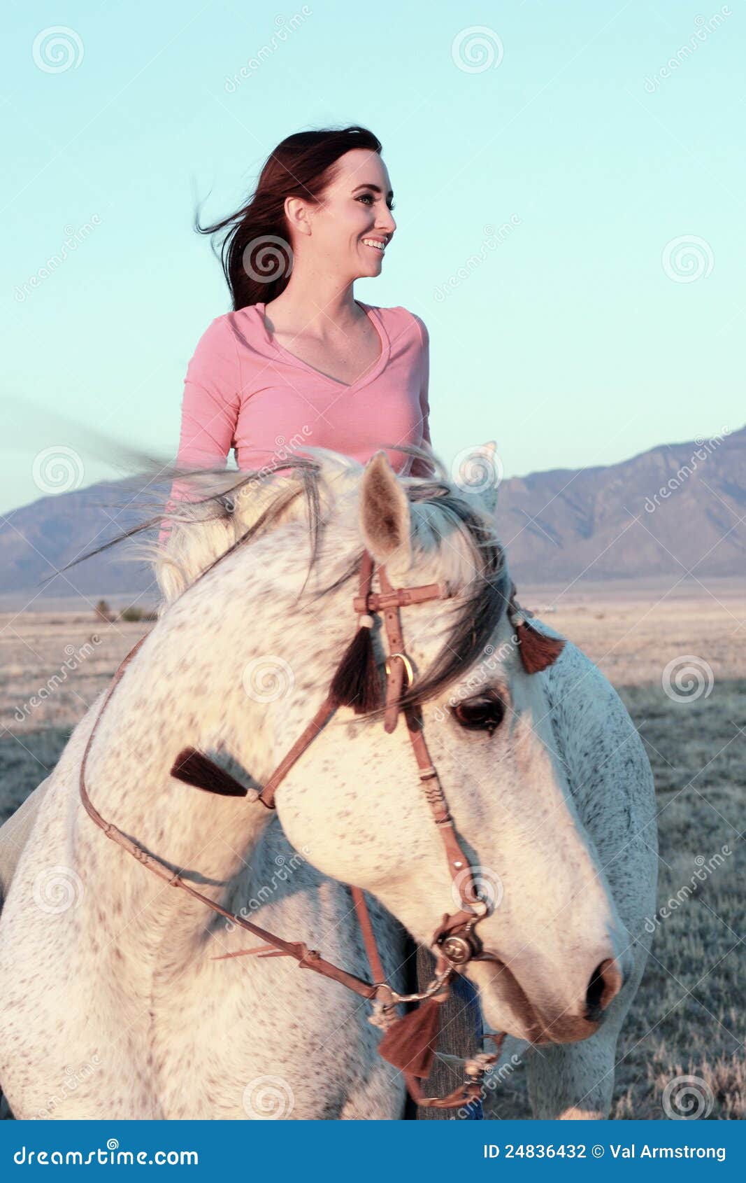Riding in the Wind stock photo. Image of dusk, cheerful - 24836432