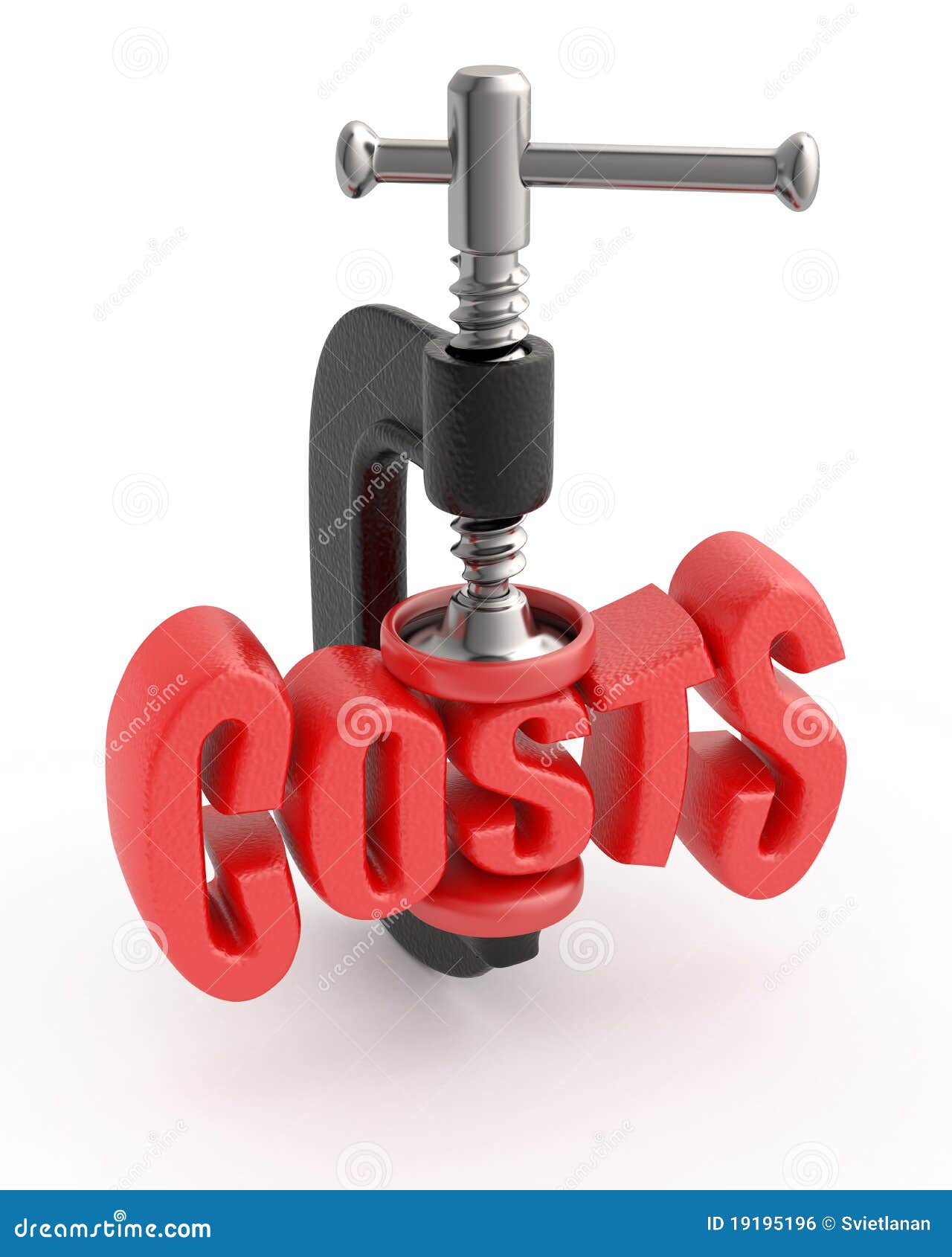 Riduzione di costo. illustrazione di stock. Illustrazione di economico ...