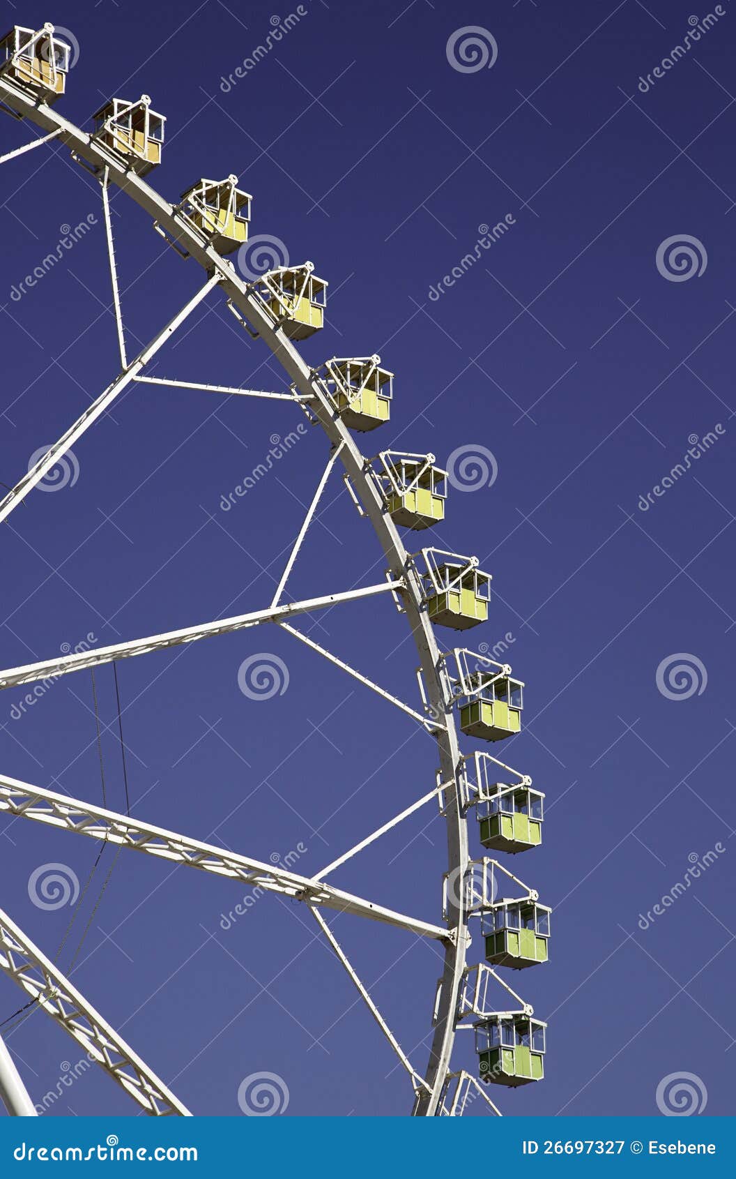 Riesenrad an der Messe stockbild. Bild von bunt, fahrt - 26697327