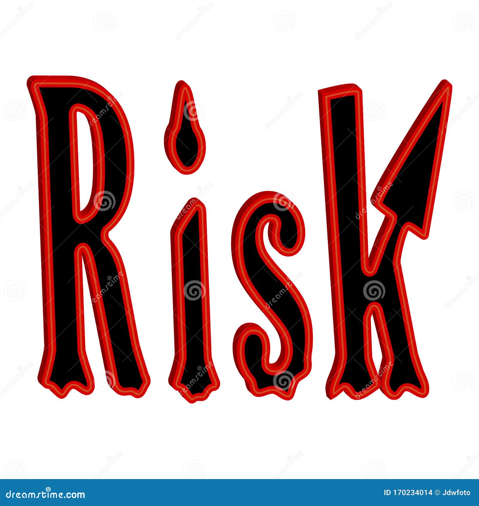 Riesgo stock de ilustración. Ilustración de fondo, estabilidad - 170234014