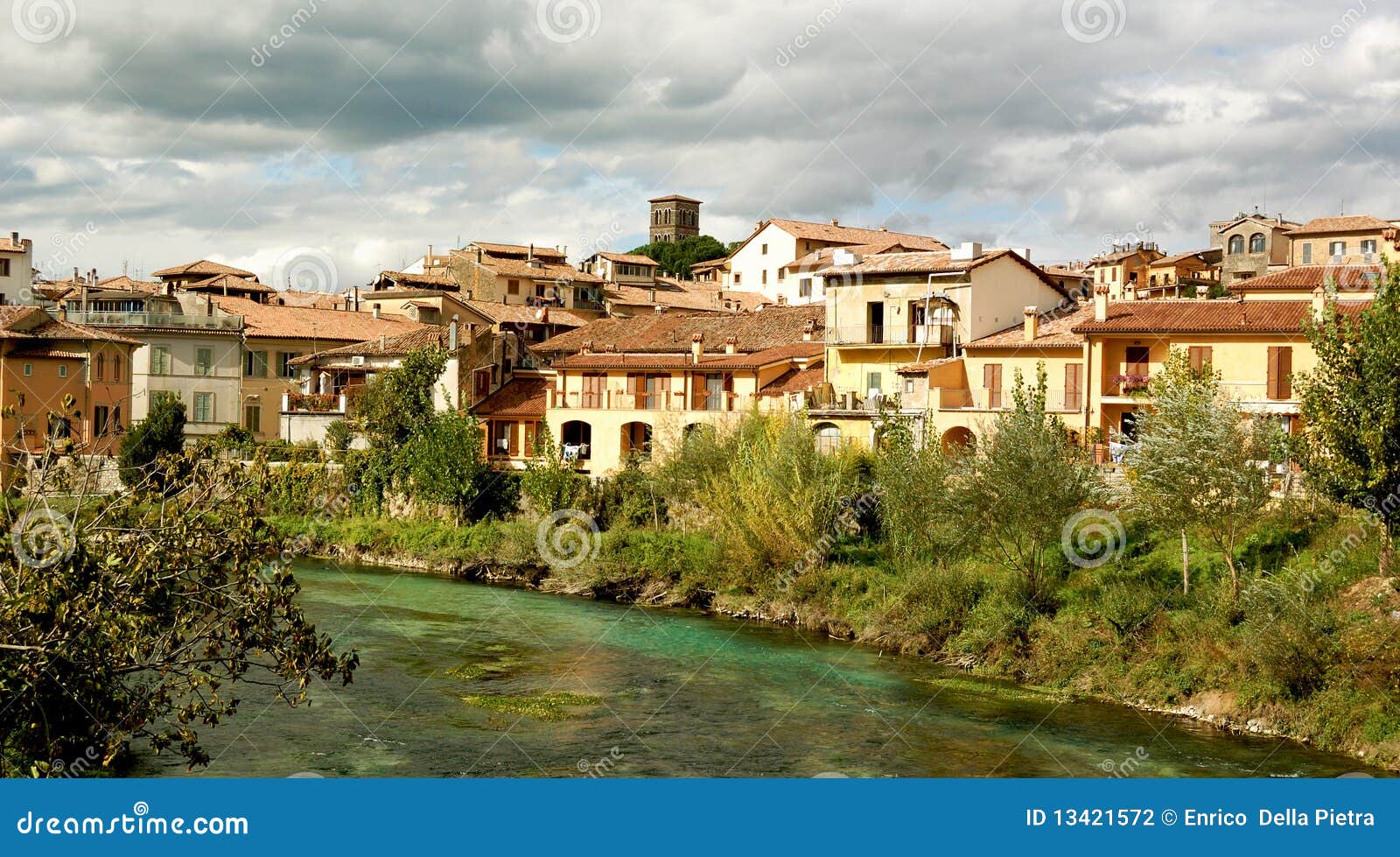 Rieti, italian town stock photo. Image of blue, construction - 13421572