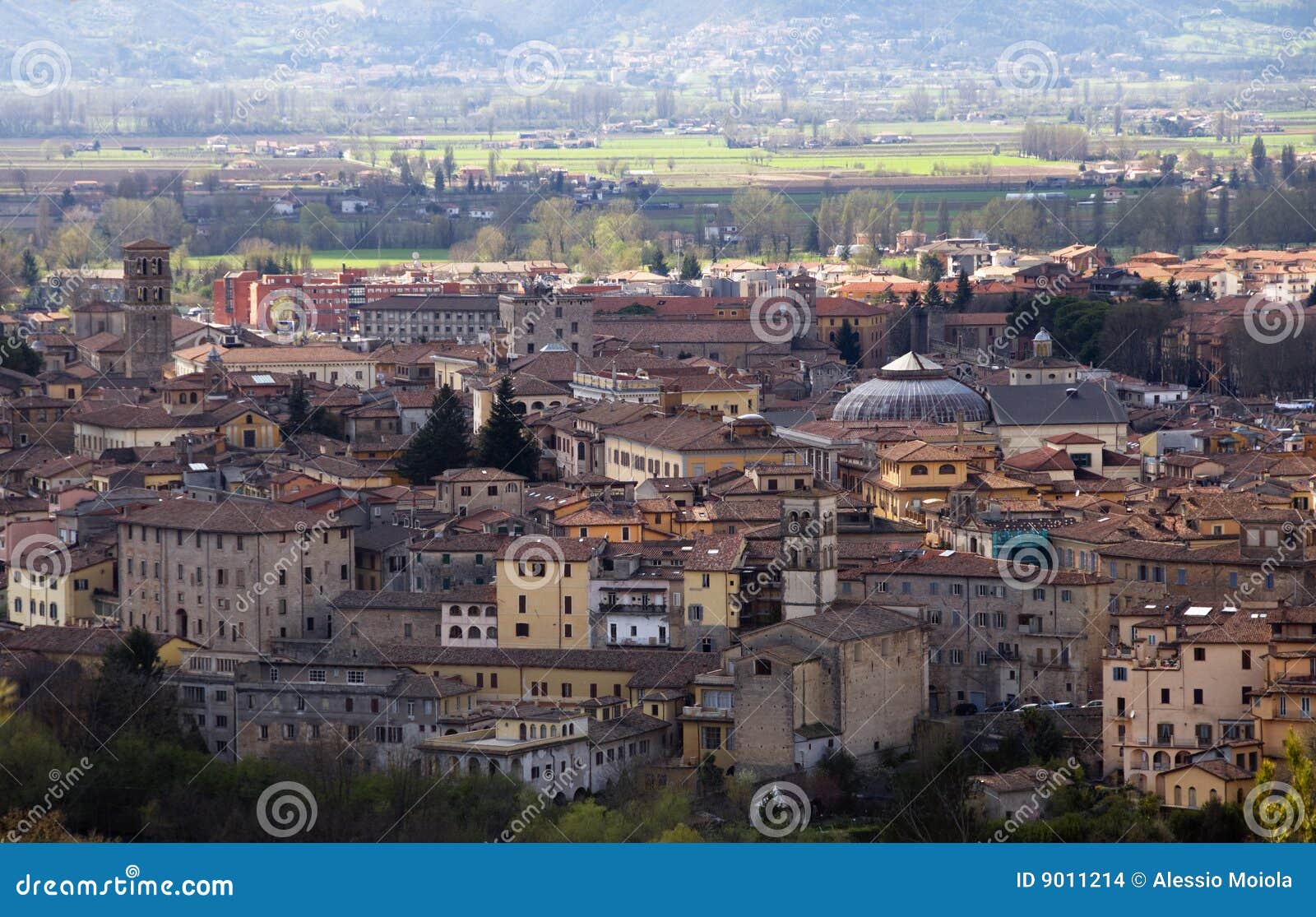 Rieti - Italy stock photo. Image of forest, houses, tower - 9011214