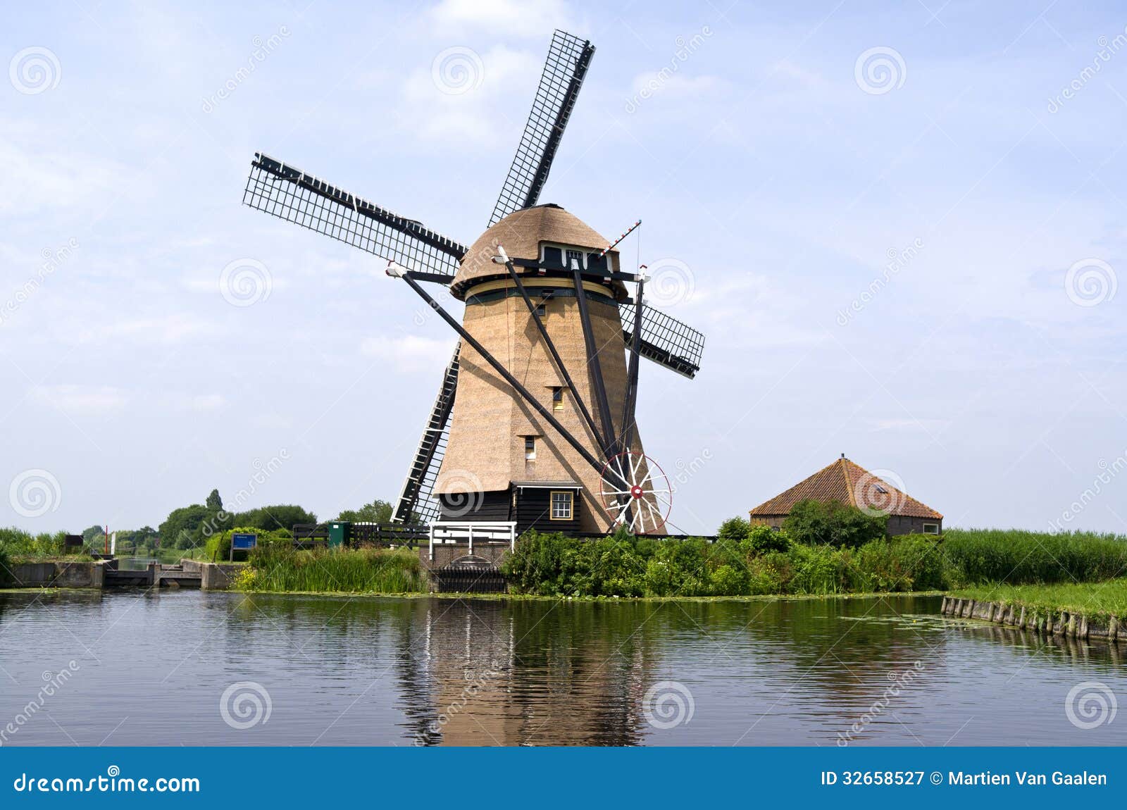 Rietveldse mill. stock image. Image of cultural, drainage - 32658527