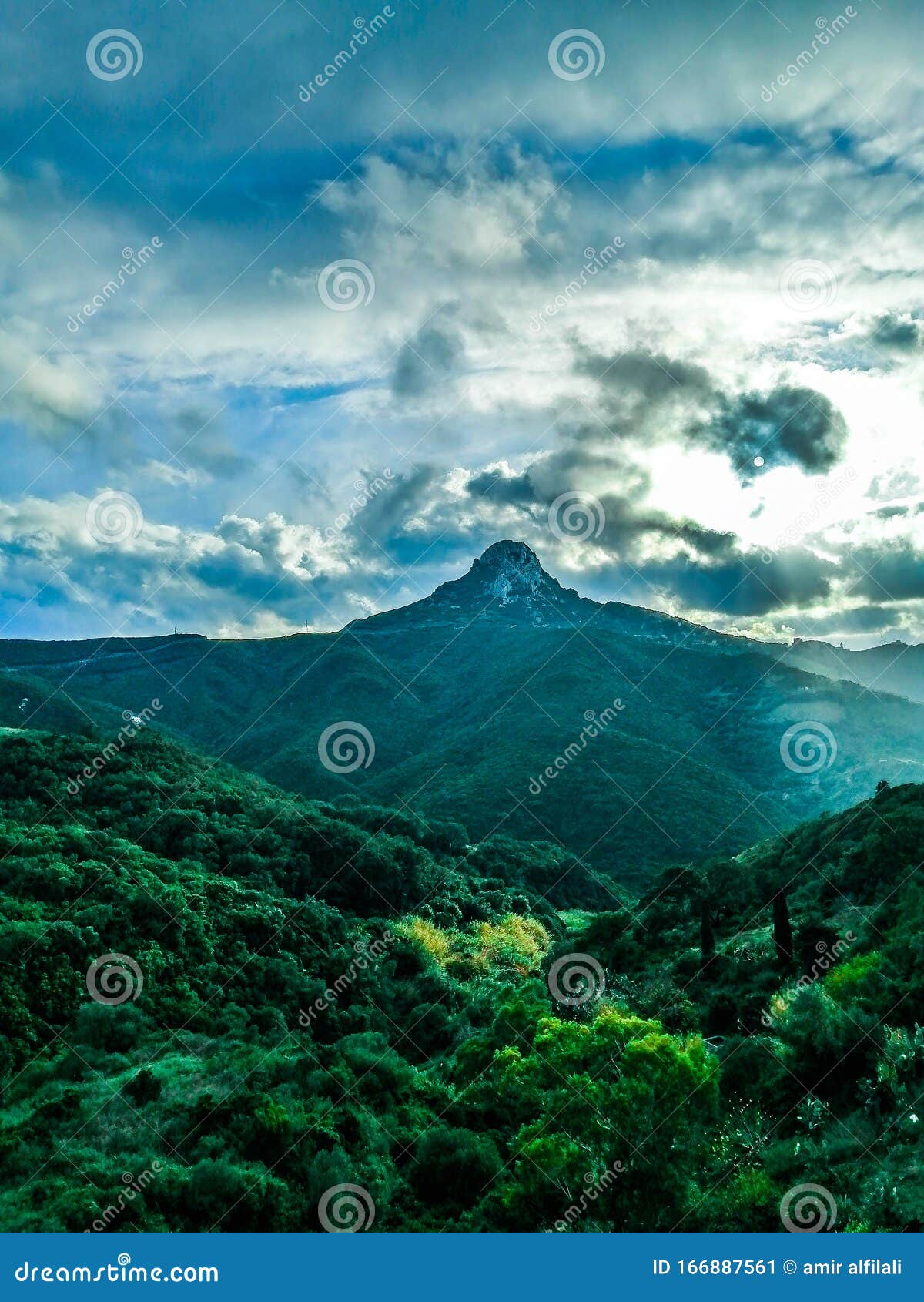 Rif moroccan mountain stock image. Image of view, mountain - 166887561