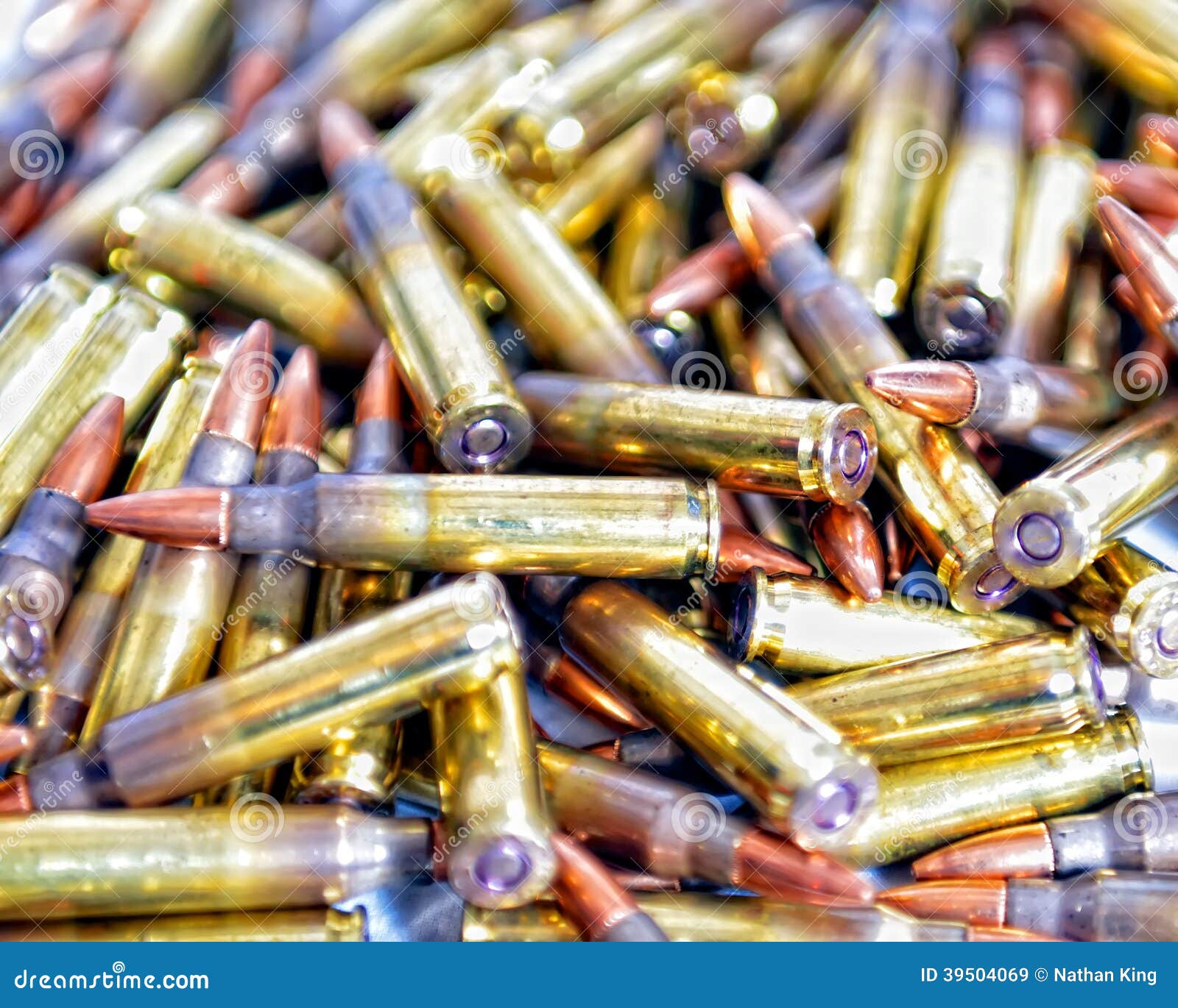 Rifle Ammo stock image. Image of projectile, money, pile - 39504069