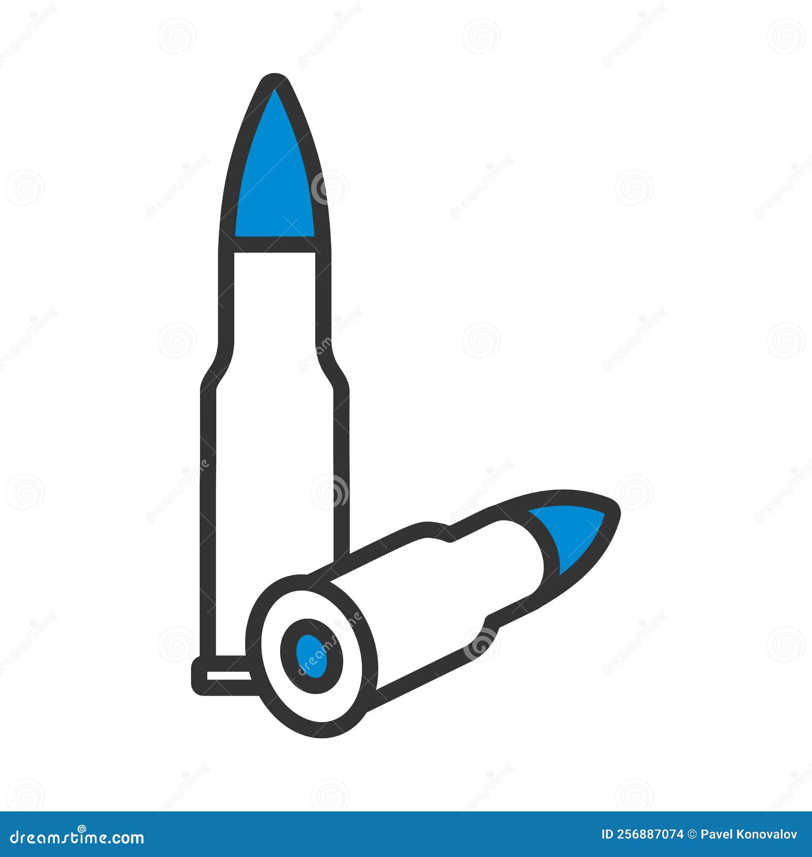 Rifle Ammo Icon stock vector. Illustration of military - 256887074 Rifle Ammo Icon stock vector. Illustration of military - 256887074