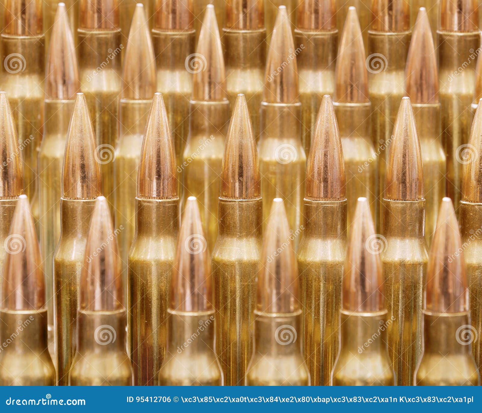 3 Rifle Rounds In A Row Royalty-Free Stock Photography | CartoonDealer ...