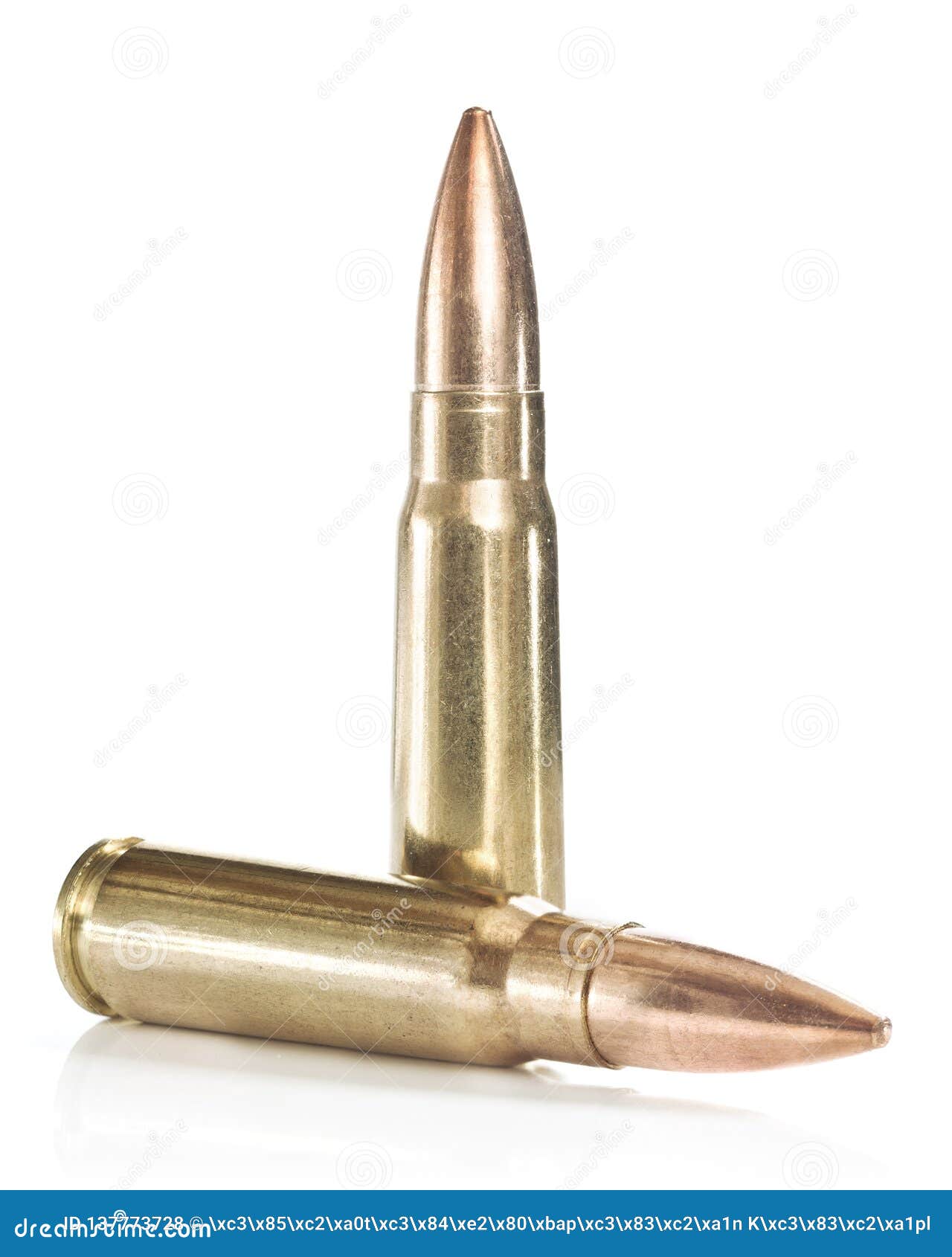 Rifle rounds stock photo. Image of ammo, dangerous, metal - 137773728