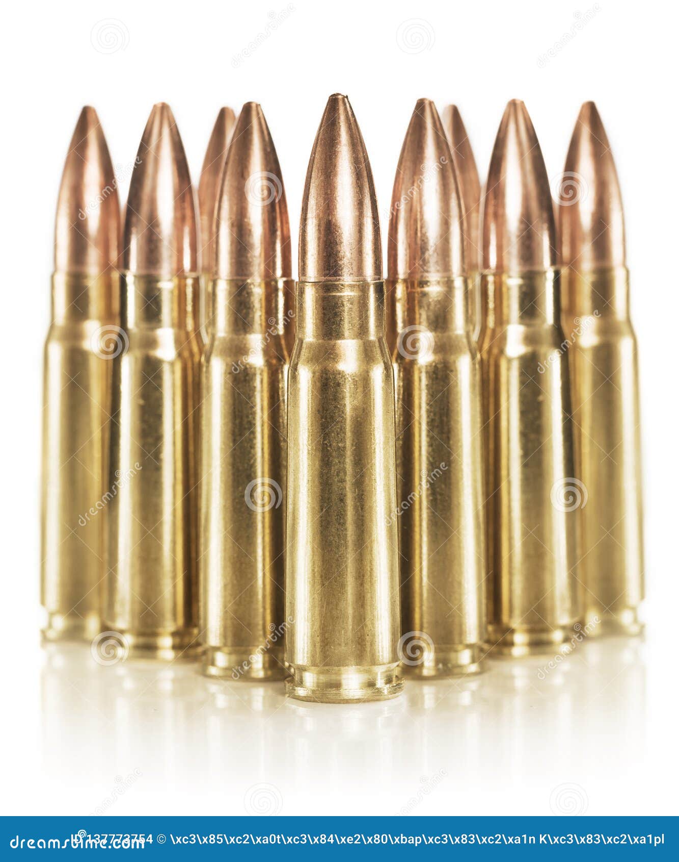 Rifle rounds stock photo. Image of defense, deadly, ammunition - 137773754