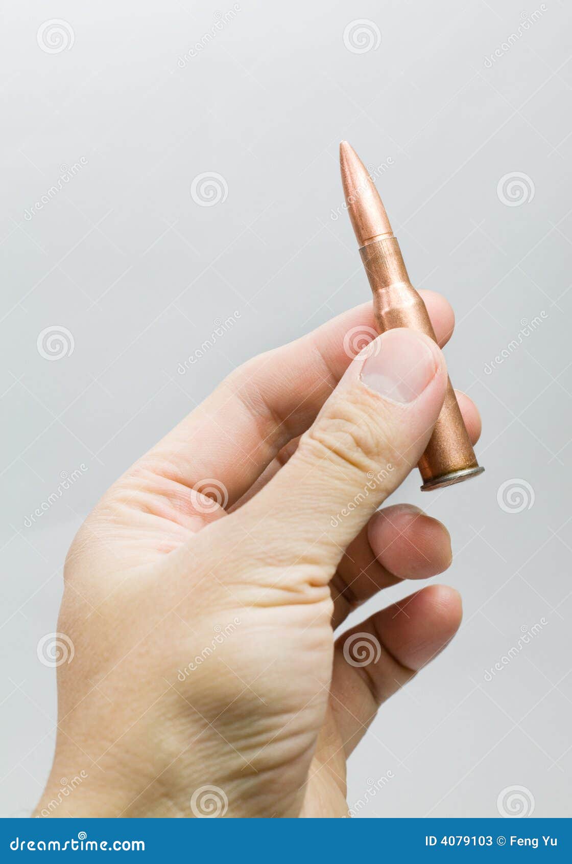 Rifle Bullet Shell Casings On White Background Royalty-Free Stock Image ...