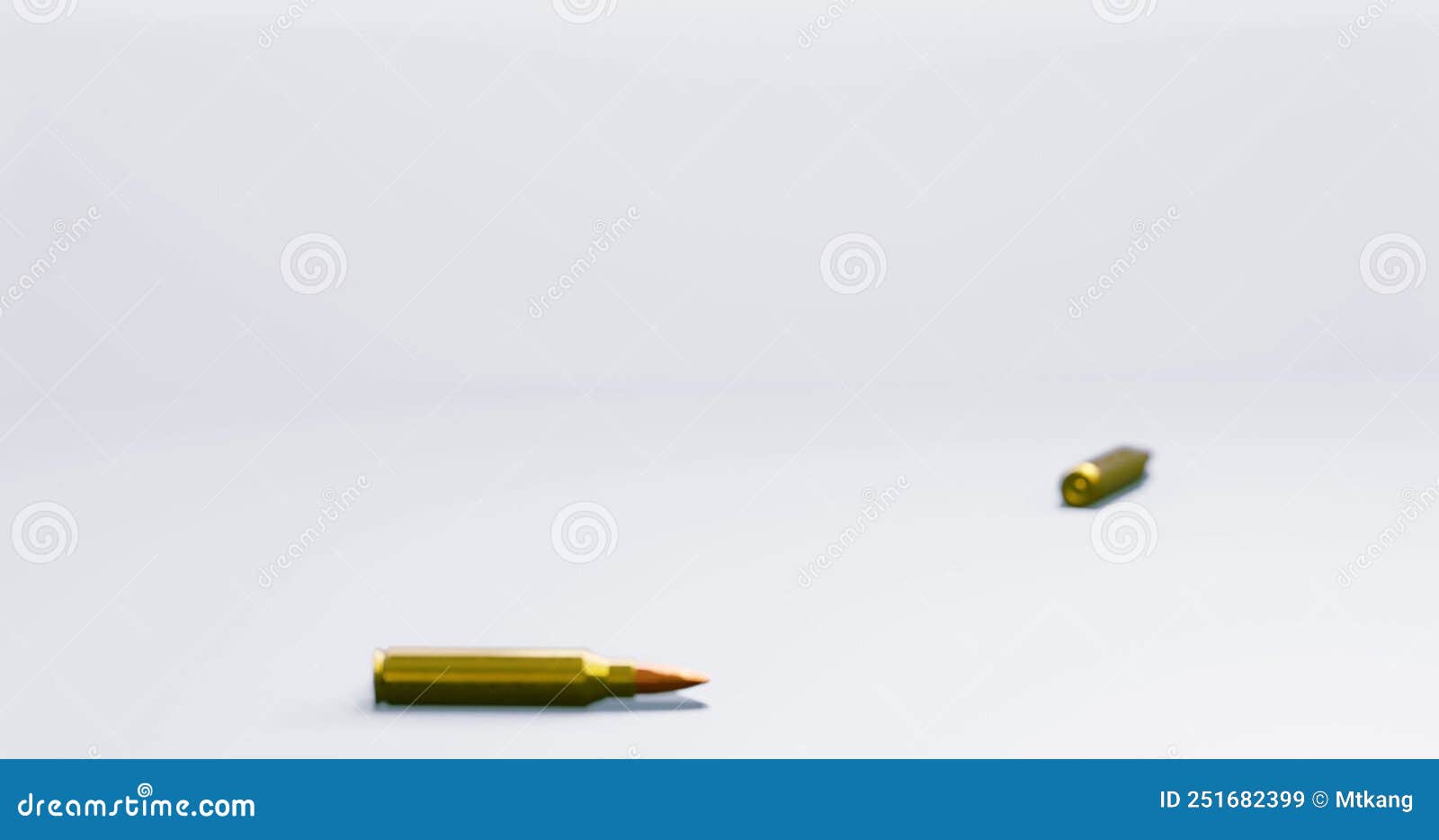 Rifle bullet 3d render stock video. Video of ammo, isolated - 251682399
