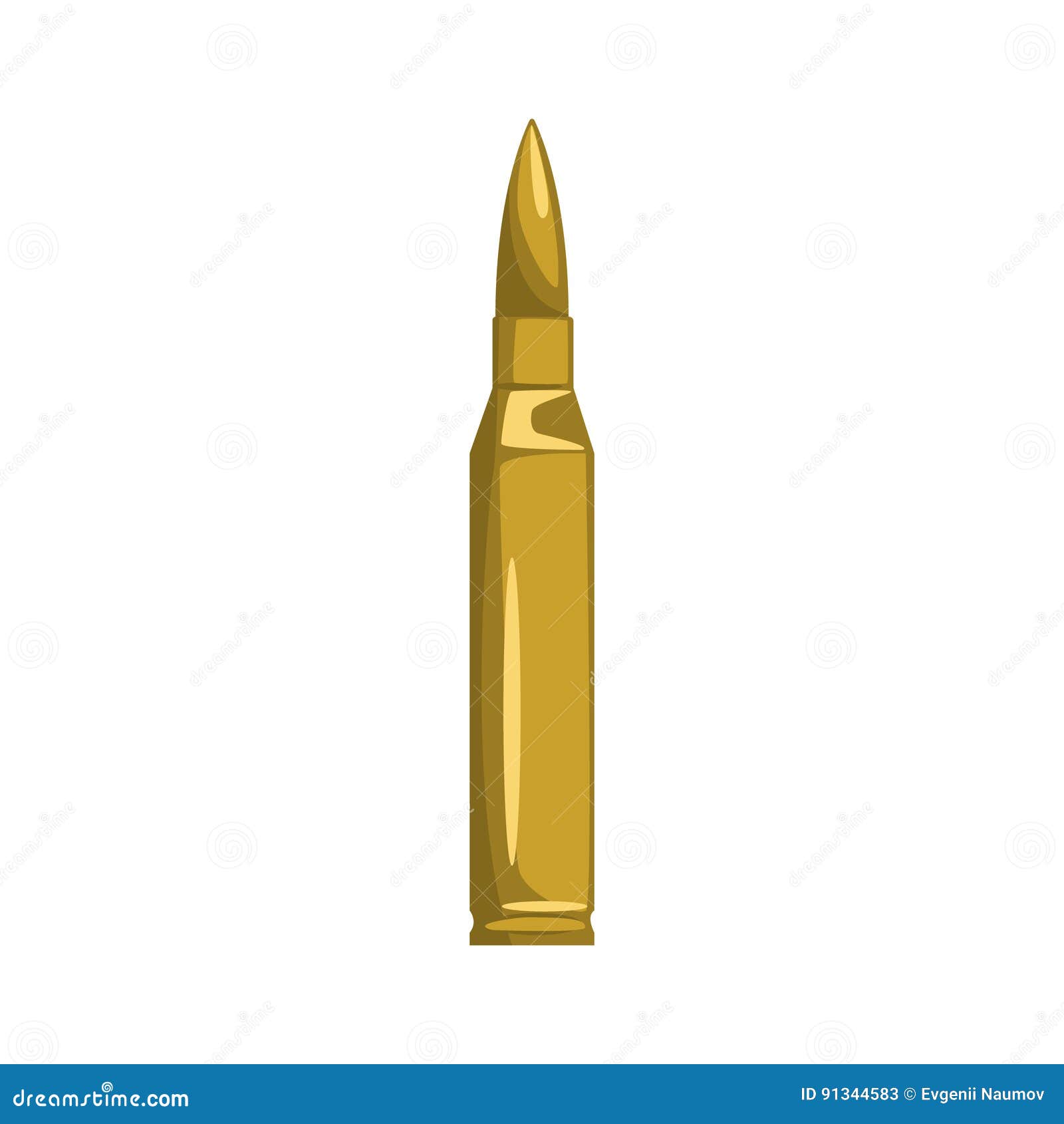 Gun Bullet War Military Weapon Danger Army Ammunition Vector ...